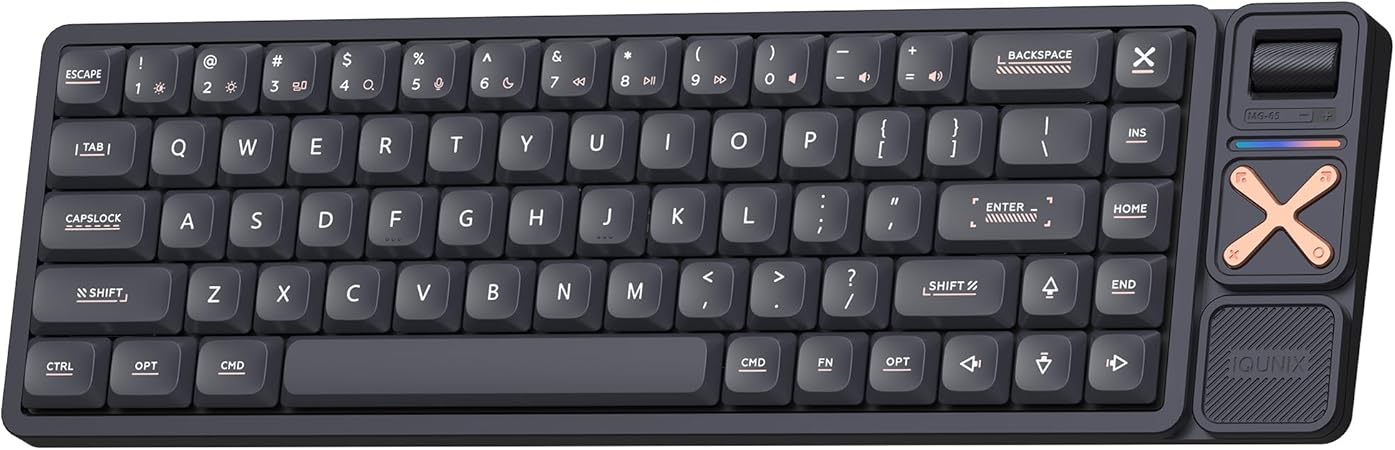 Amazon.com: IQUNIX Magi65 Pro Low Profile Mechanical Keyboard Wireless ...