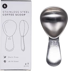 Planetary Design Stainless Steel Coffee Measuring Scoop, 2 Tablespoons ...