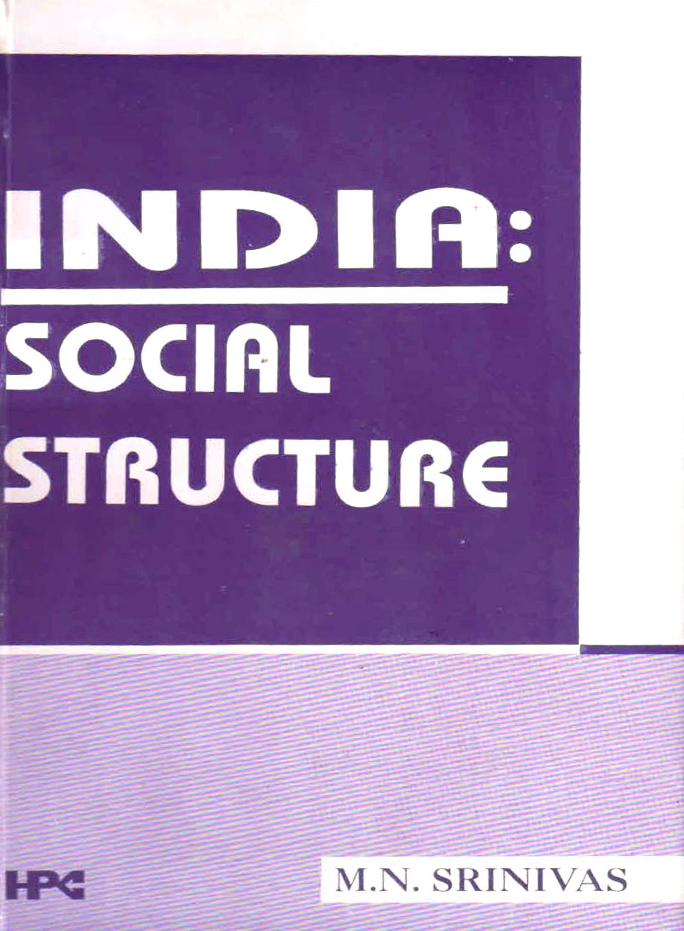 India: Social Structure : M. N. Srinivas: Amazon.in: Books