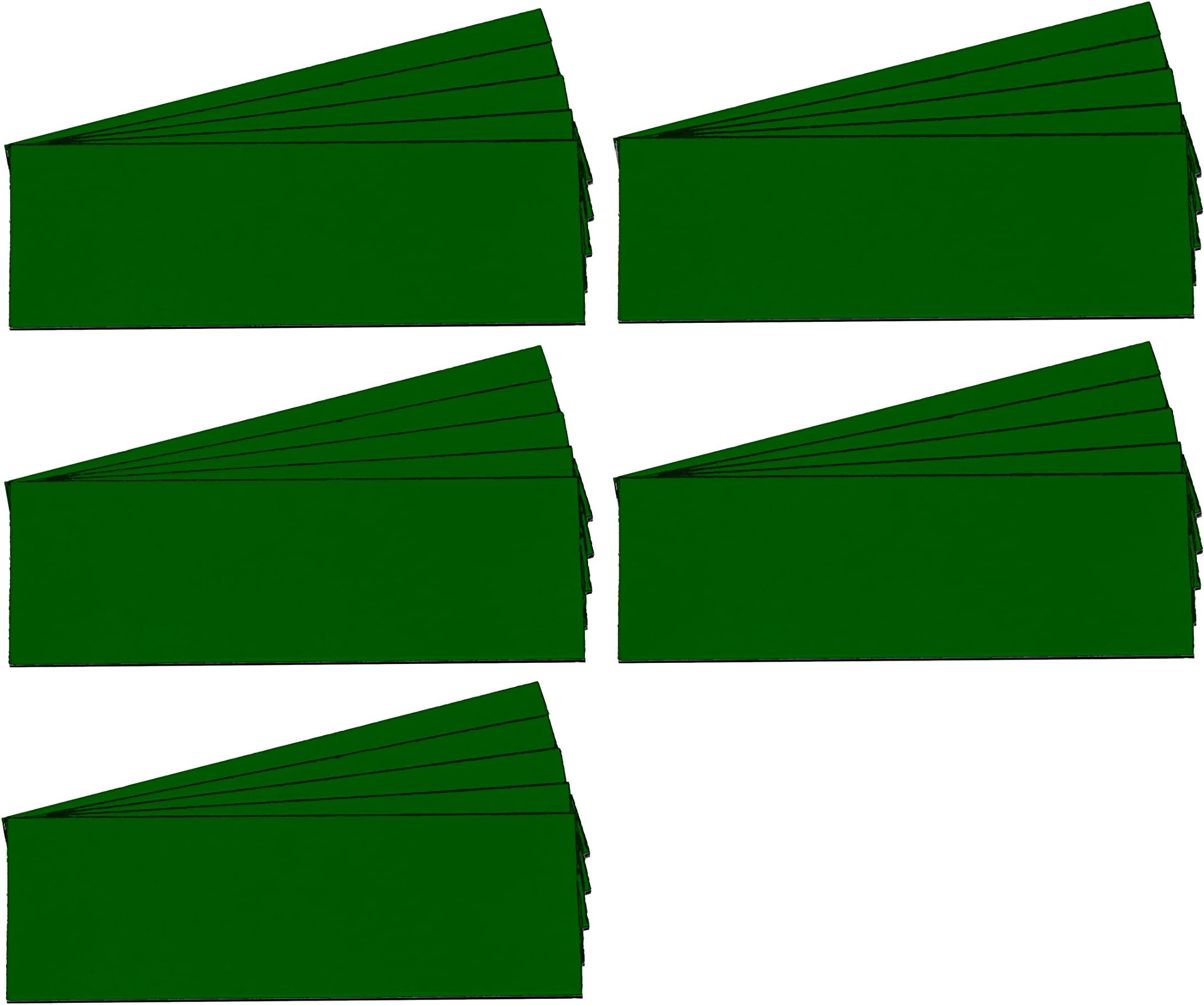 Amazon.com : Magna Visual 3/4" x 3" White Pre-Cut Write On Wipe Off ...