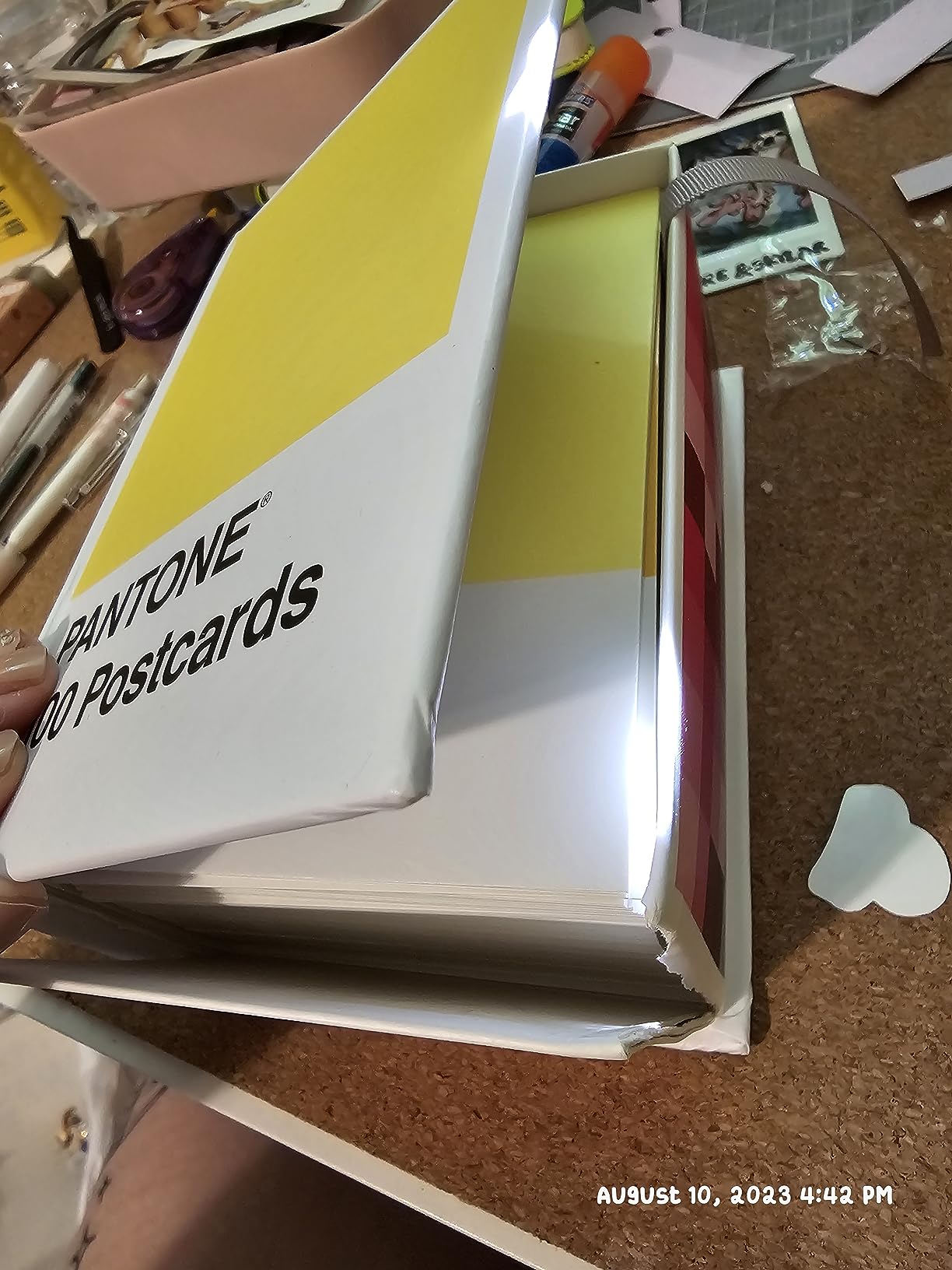 $5/mo - Finance Pantone Postcard Box: 100 Postcards (Pantone Color Chip ...