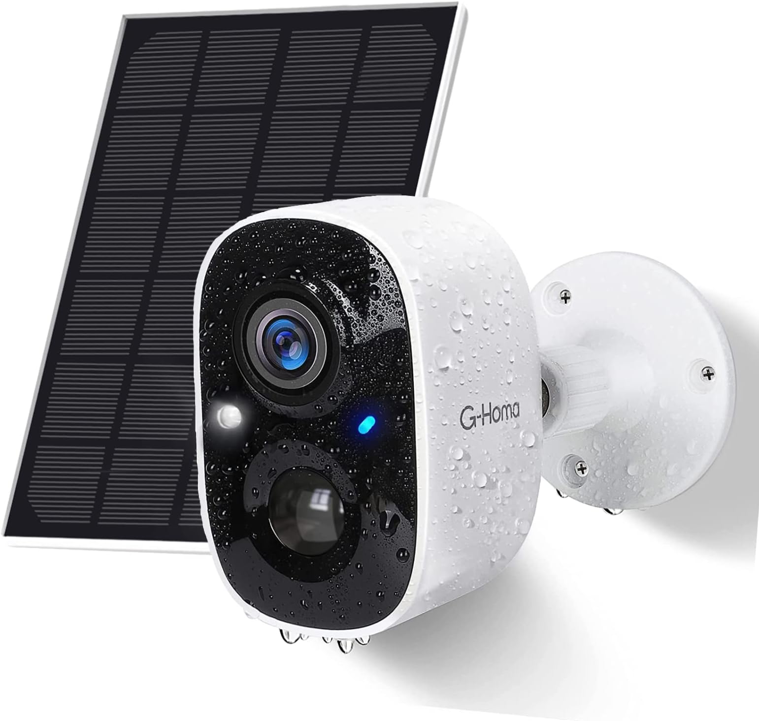 G-Homa Telecamera Wi-Fi Esterno con Pannello Solare, Videocamera ...