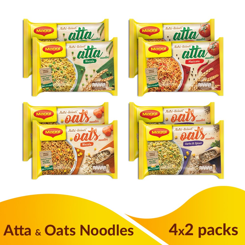 Maggi Nutri-Licious Noodles Combo, 600g : Amazon.in: Grocery & Gourmet ...