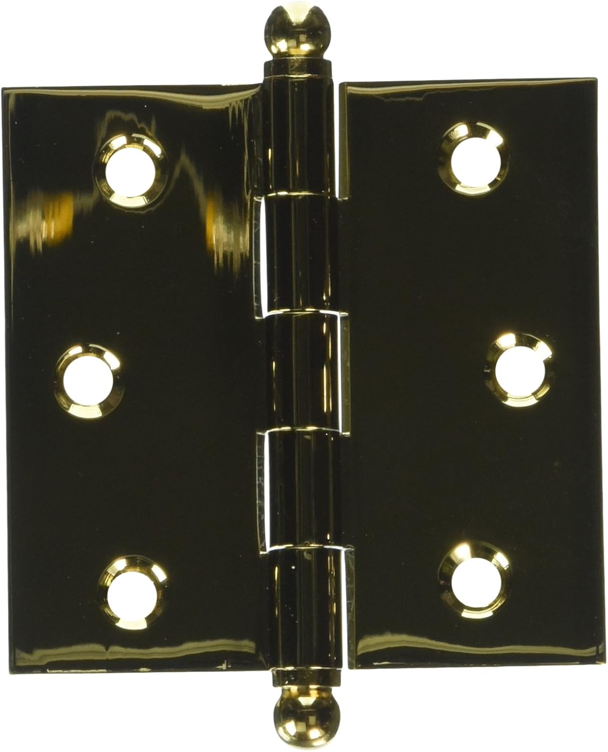 Deltana CH2520CR003 Solid Brass 2-1/2-Inch x 2-Inch Cabinet Hinge with ...