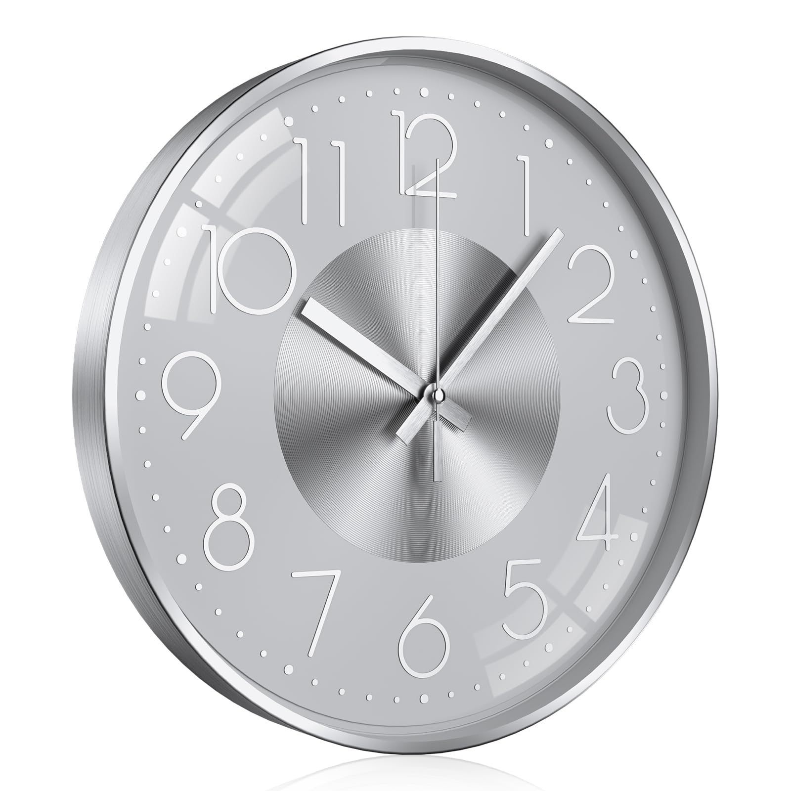 1 x RAW Customer Returns TOKTEKK Wall Clock 30.48cm Silent Non Ticking ...