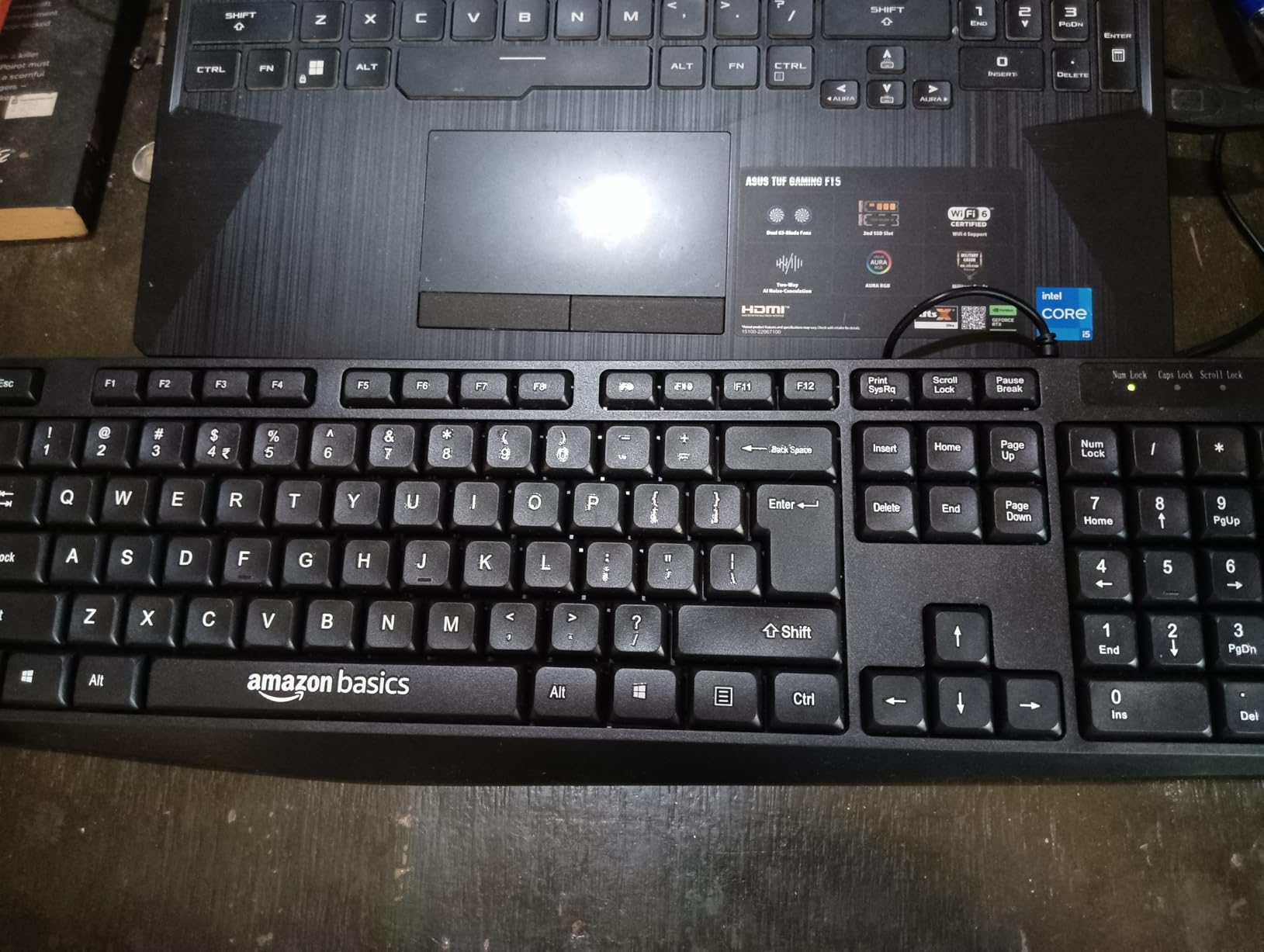 Amazon.in: Buy amazon basics Wired Keyboard with 104 Keys for Windows ...