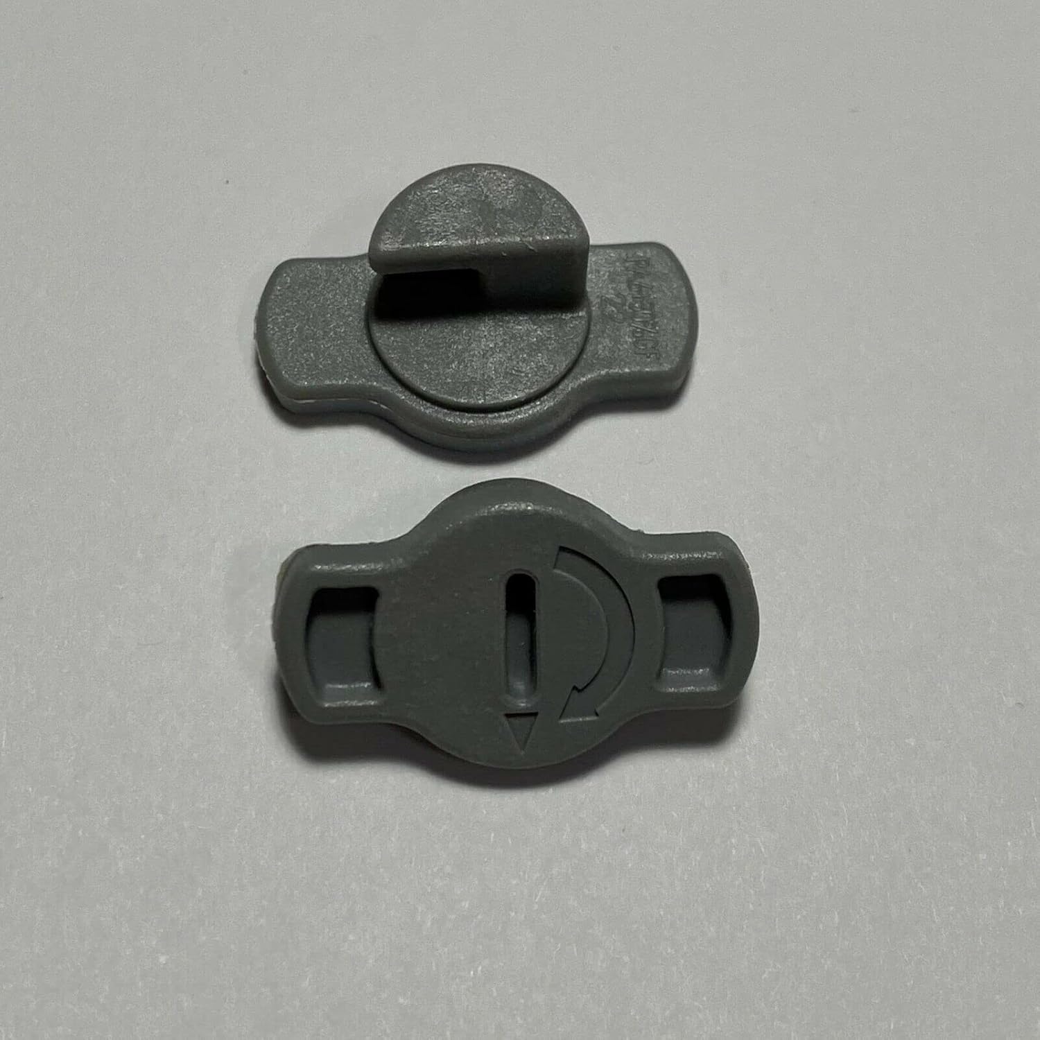 Part # 124526 (2 Pack) Plastic Twist Turn Locking Mechanism Gray ...