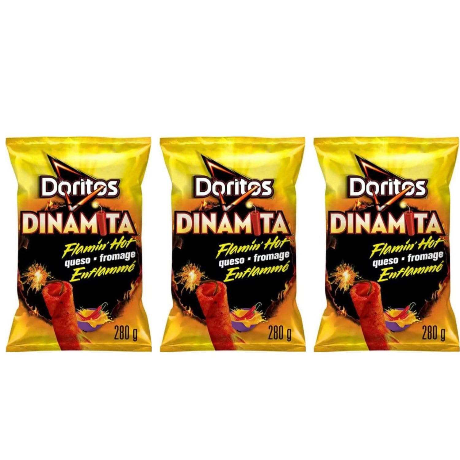 Sabritas Doritos Dinamita Nacho Picoso Rolled Tortilla, 40% OFF