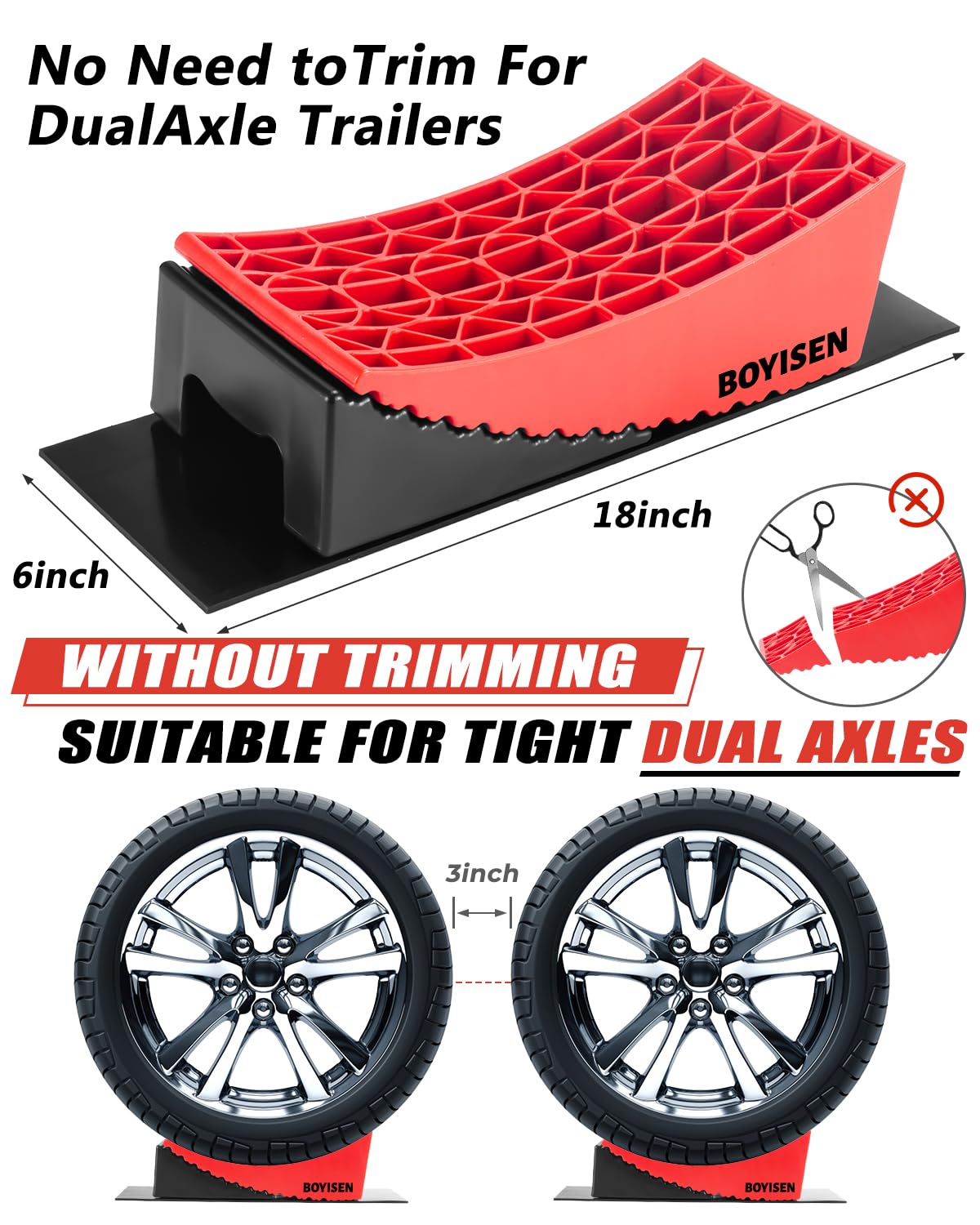 Snapklik.com : BOYISEN Camper Levelers 2 Pack - RV Leveling Blocks Ramp ...