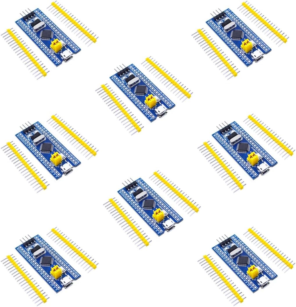 Amazon.co.jp: 8Pcs STM32F103C8T6 STM32 Minimum System Board Module Core ...