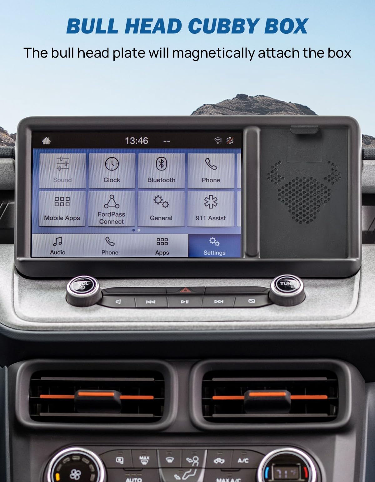 Snapklik.com : JOYTUTUS Cubby Phone Mount Cubby Storage Compatible