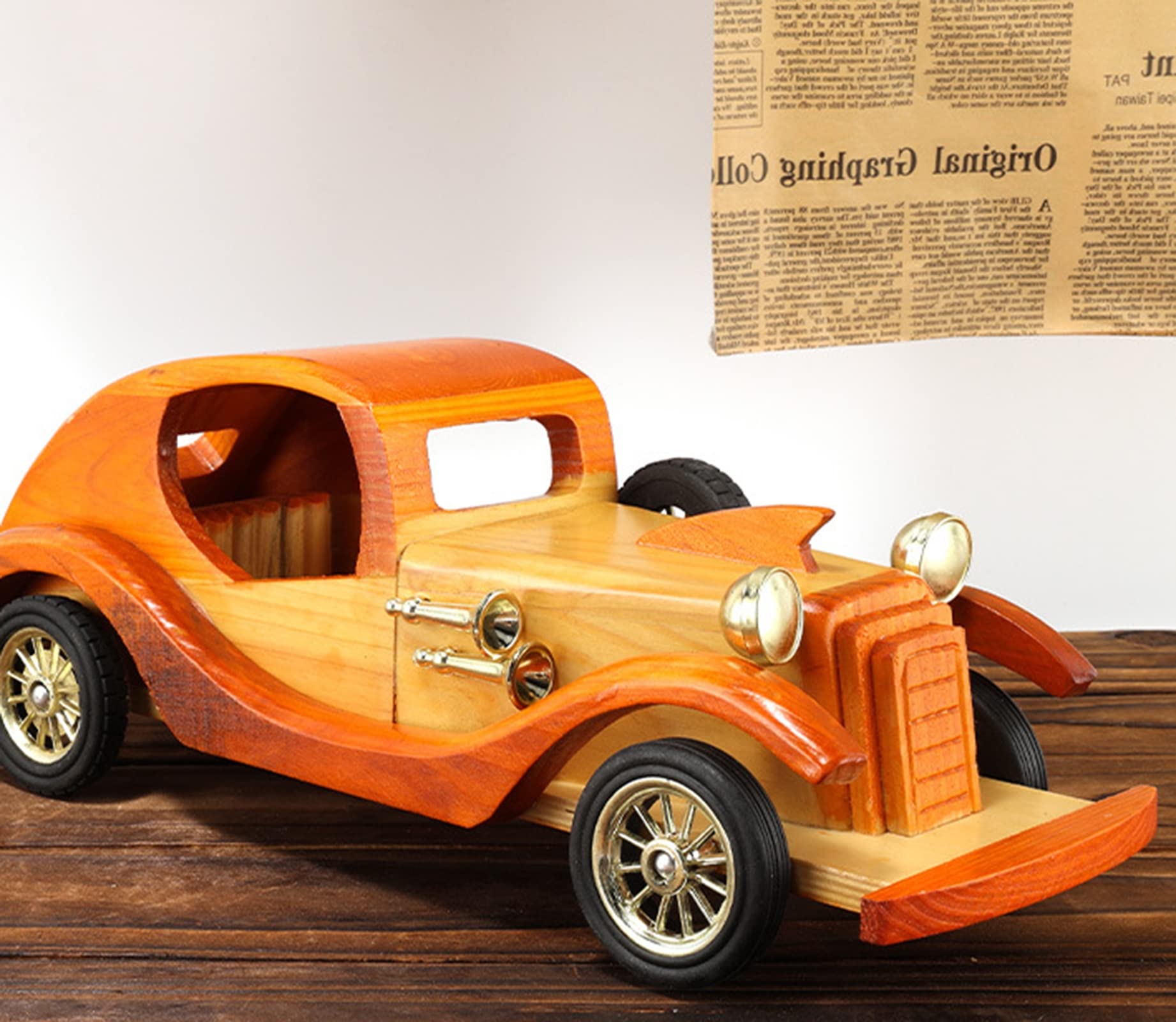 Vintage Handmade Wooden Cars Mahogany Car Models Handmade Wooden Car