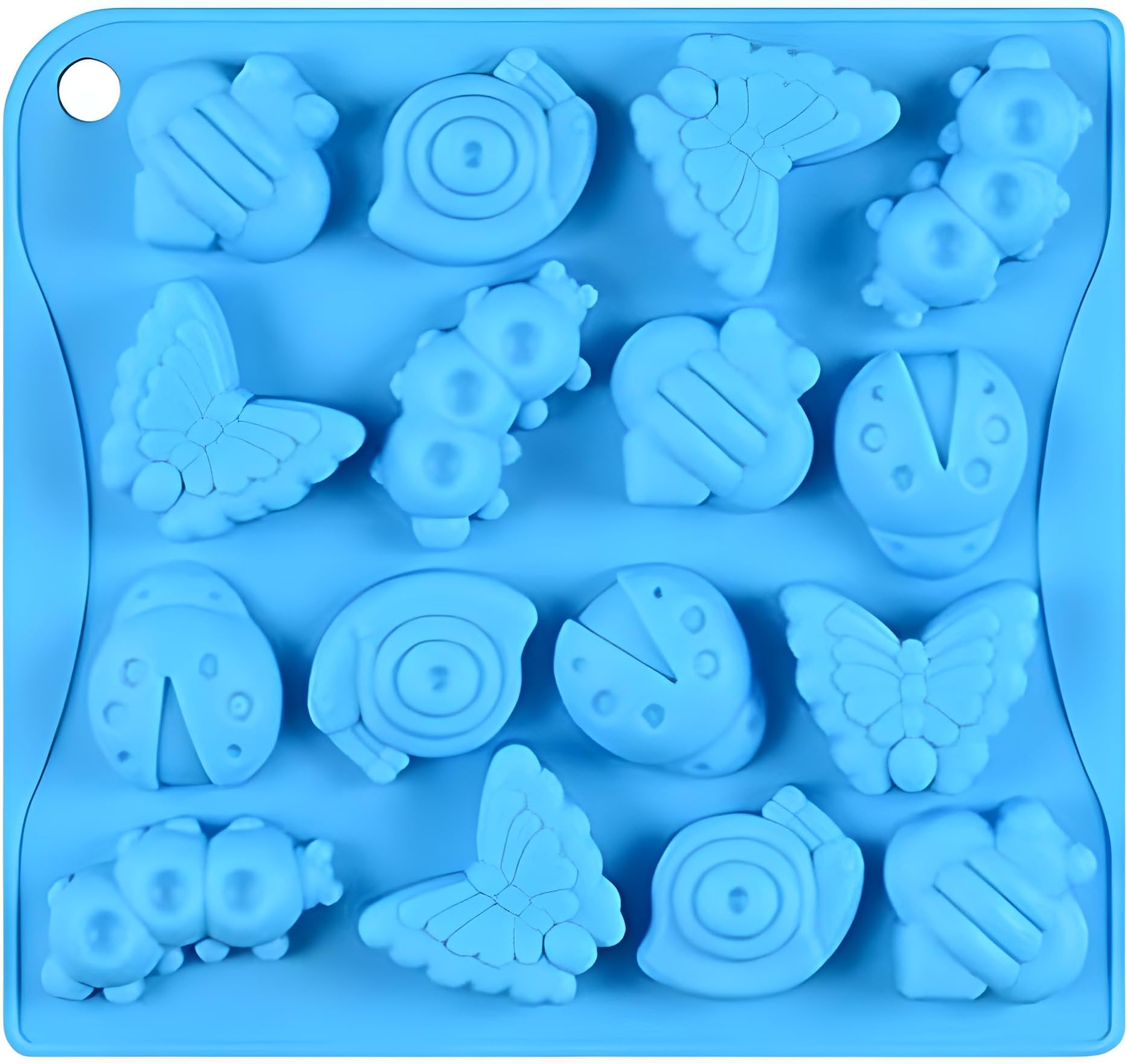 Amazon.com: Mini Bugs Silicone Mold | Food Craft Chocolate, Candy ...
