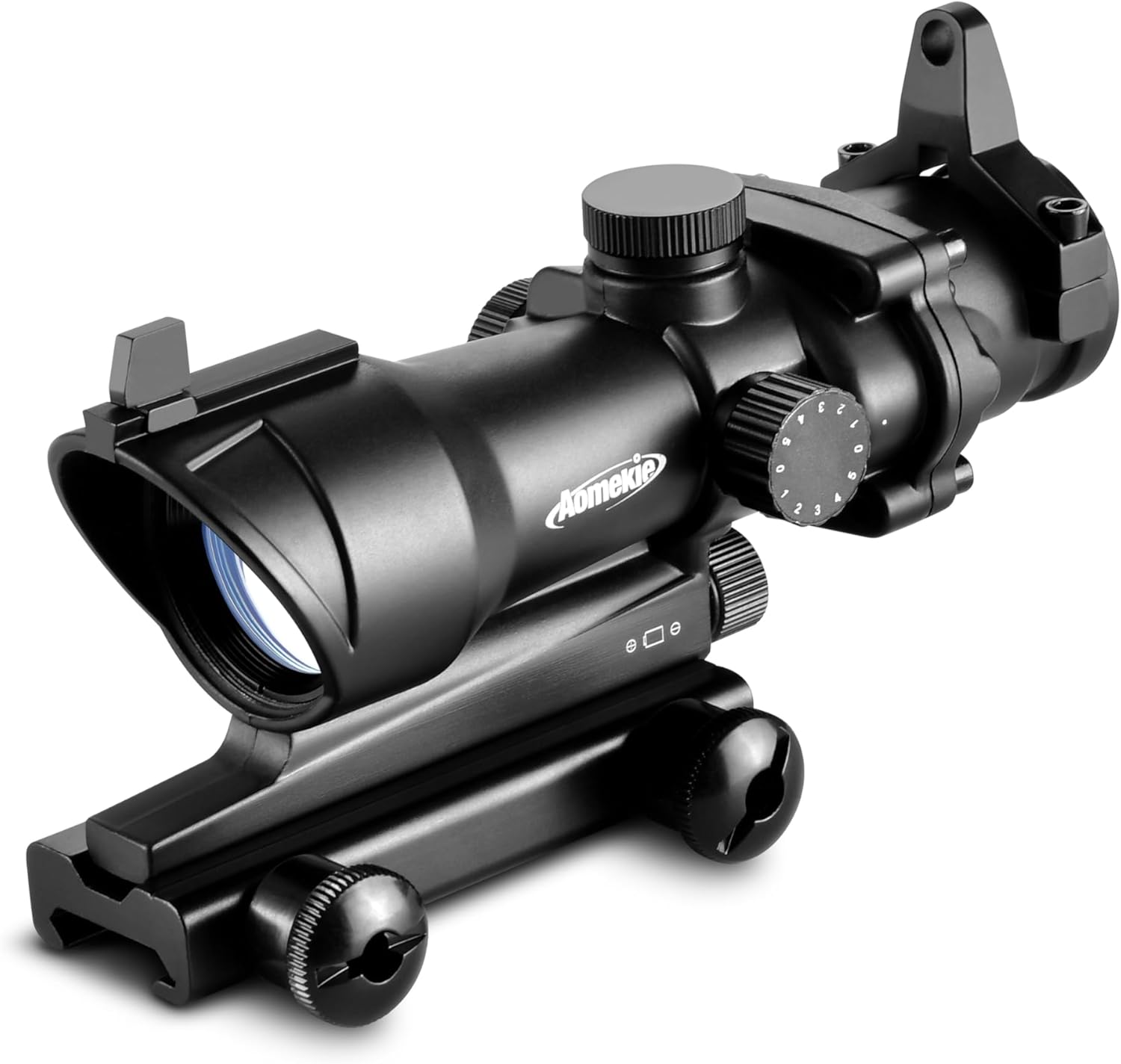 Amazon.com : AOMEKIE Rifle Scope 1x30 Compact Tactical Scope with Dual ...