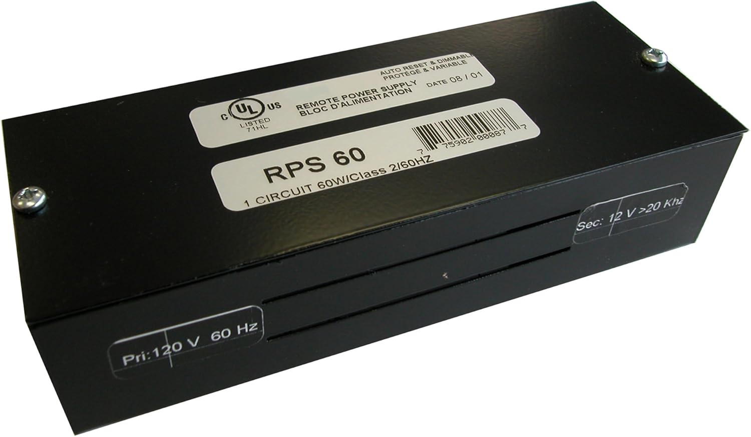 Amazon.com: DALS RPS60 60W 12V AC Power Supply Black : Electronics