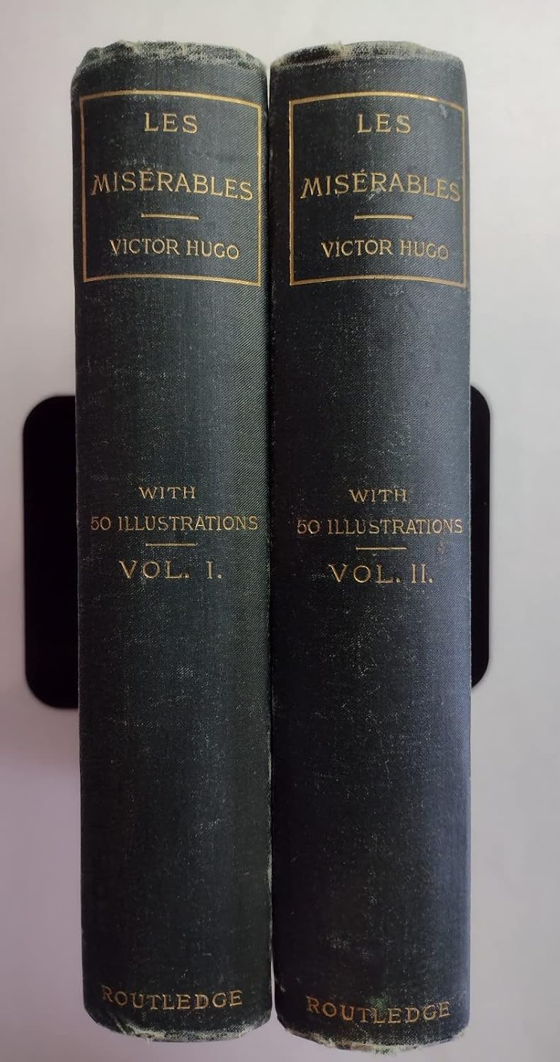 Amazon.com: Les Miserables (2 Volumes): Victor Hugo, Isabel F. Hapgood ...