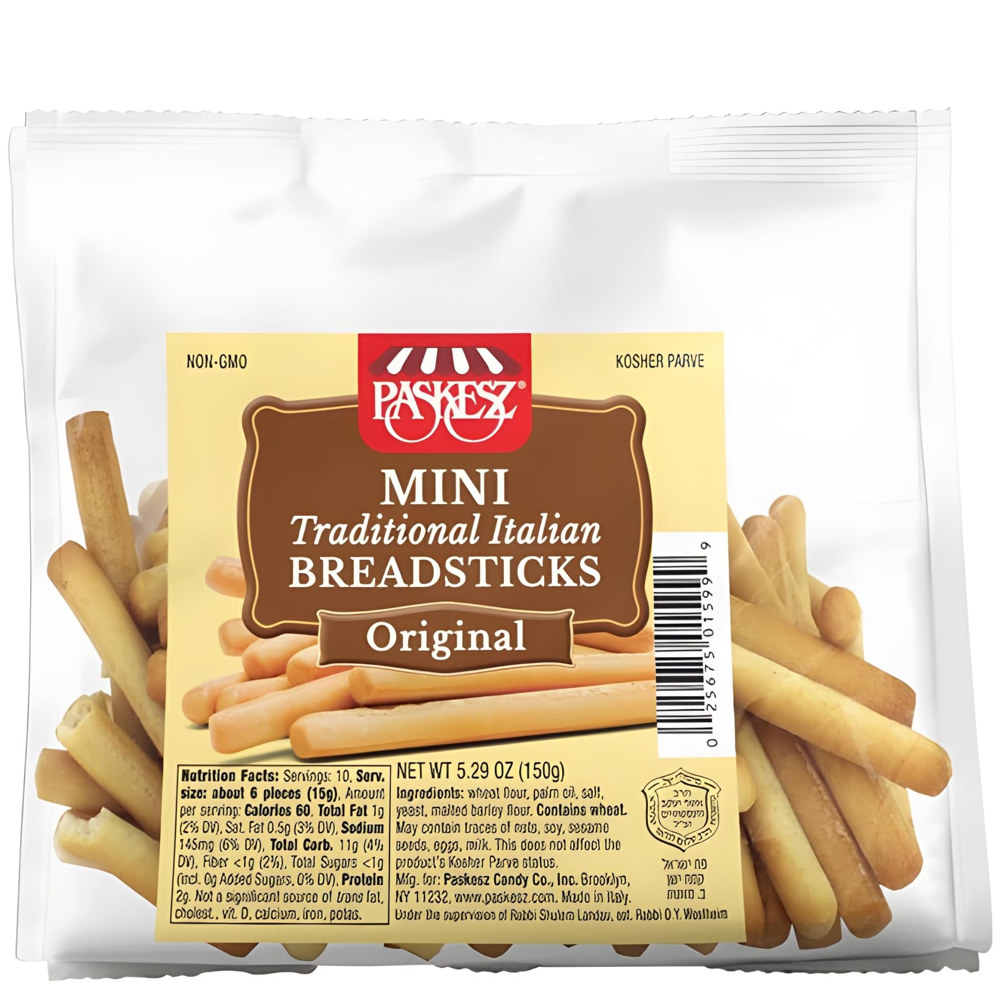 Amazon.com: Snacktery Mini Breadsticks – Original Grissini, All Natural ...