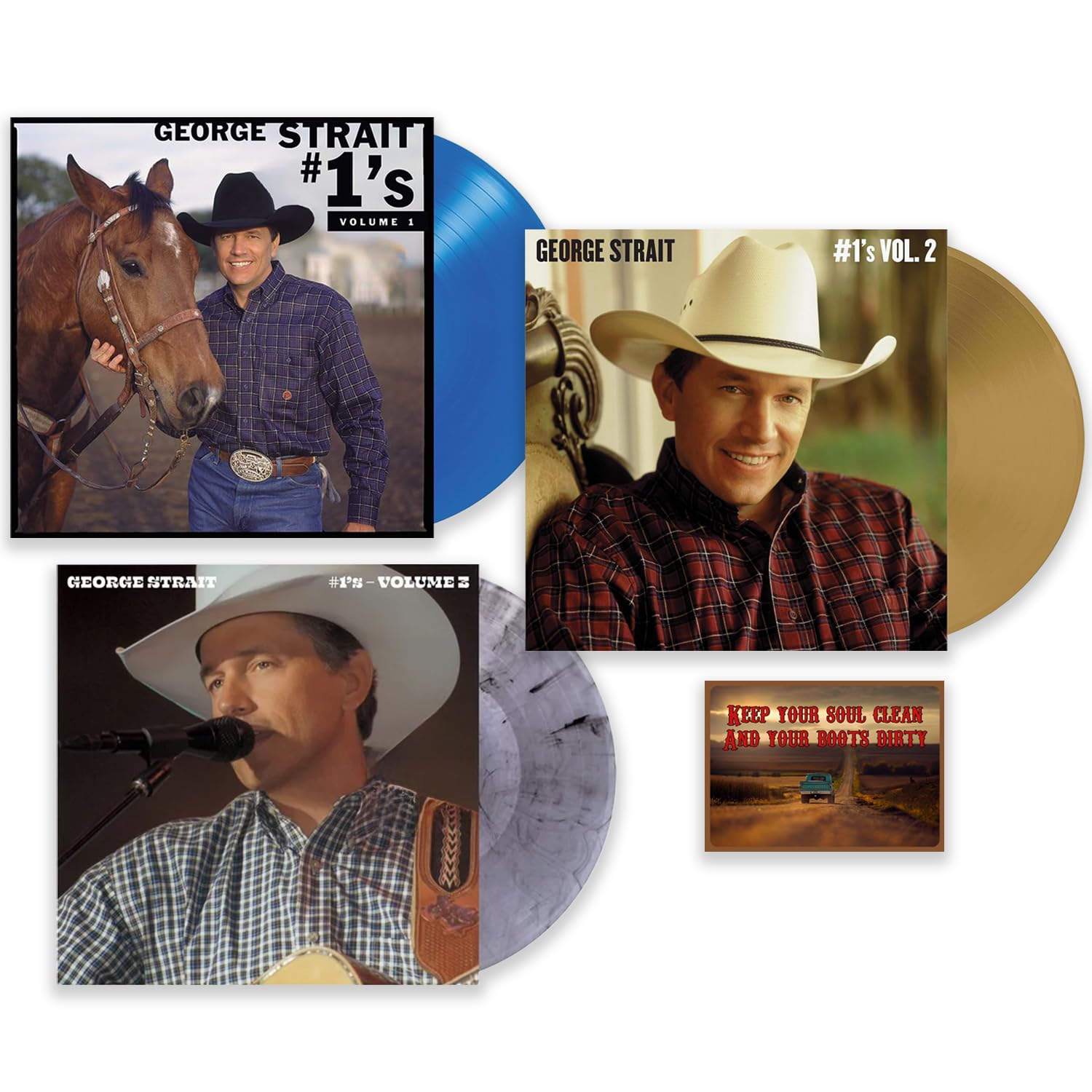 Amazon.com: George Strait #1's George Strait Complete Colored Limited ...