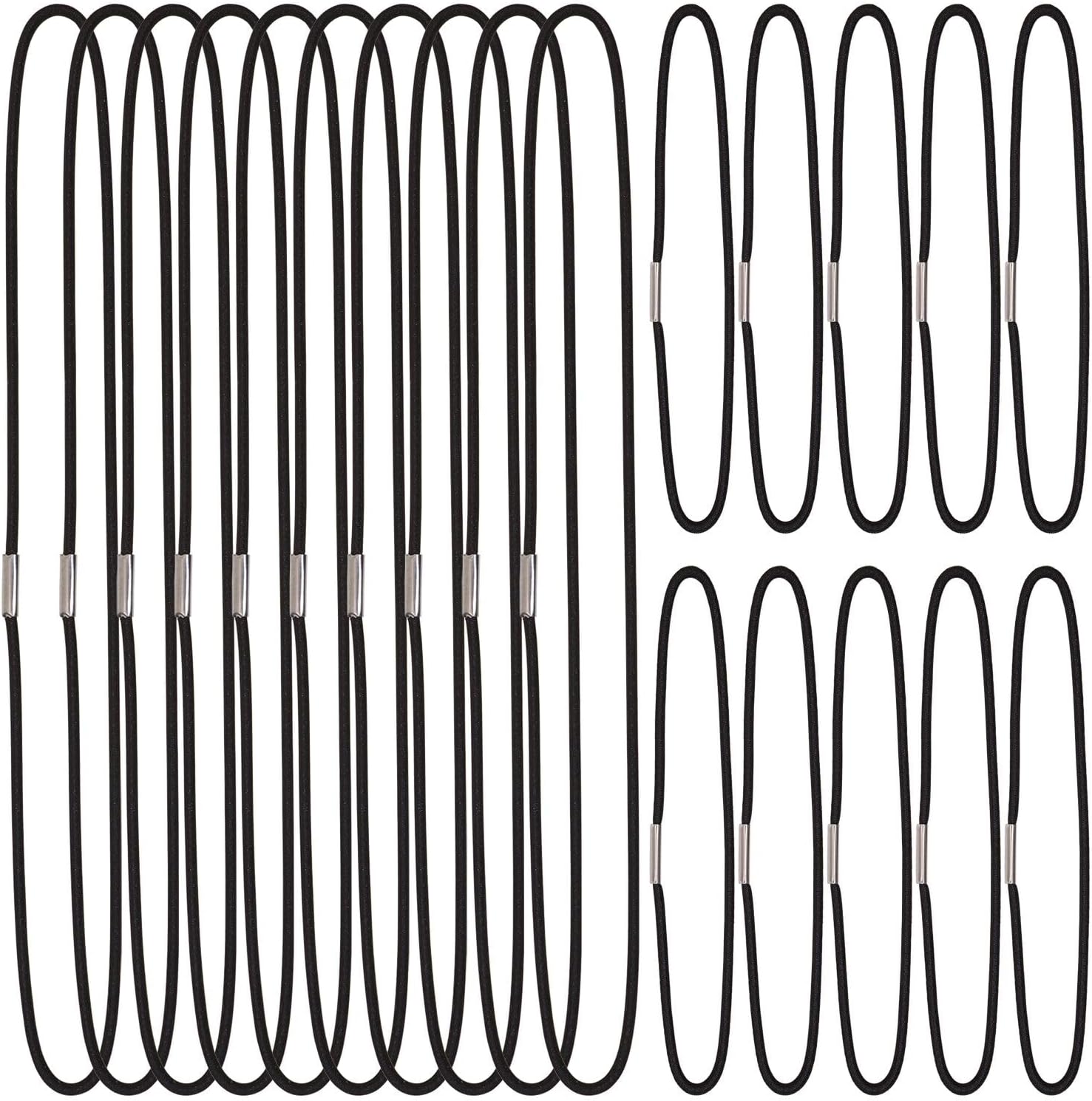 Amazon.com: 20 Pcs 2 Sizes Elastic Bands for Notebook Stretchy Closure ...