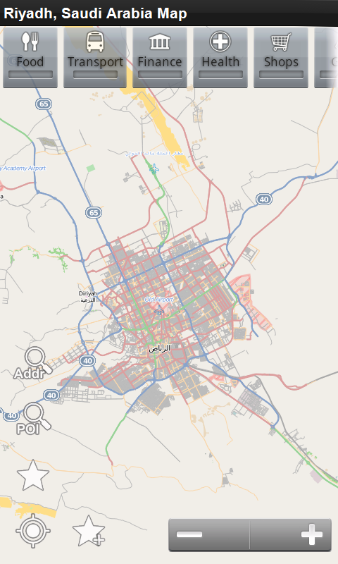 Aplicación Riyadh, Arabia Saudí Mapa Offline: PLACE STARS en Amazon ...
