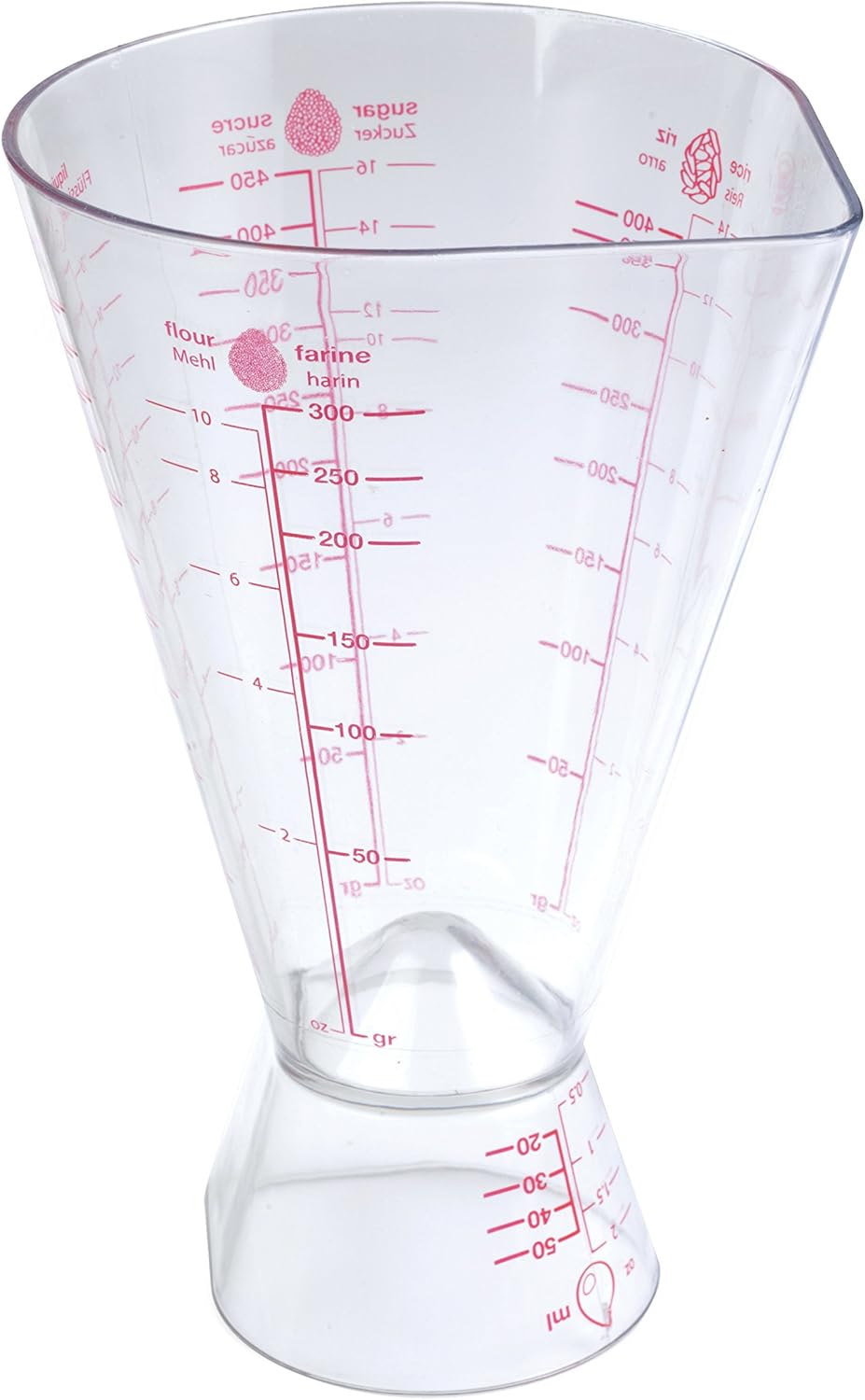 Mastrad Measuring Jug, Microwave Safe, Easy to Clean, Two Way Reverse ...