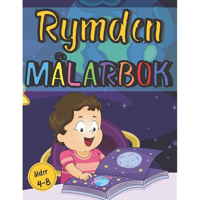 Buy Rymden Målarbok älder 4-8: Raketer, kosmonauter, rymdskepps ritbok ...
