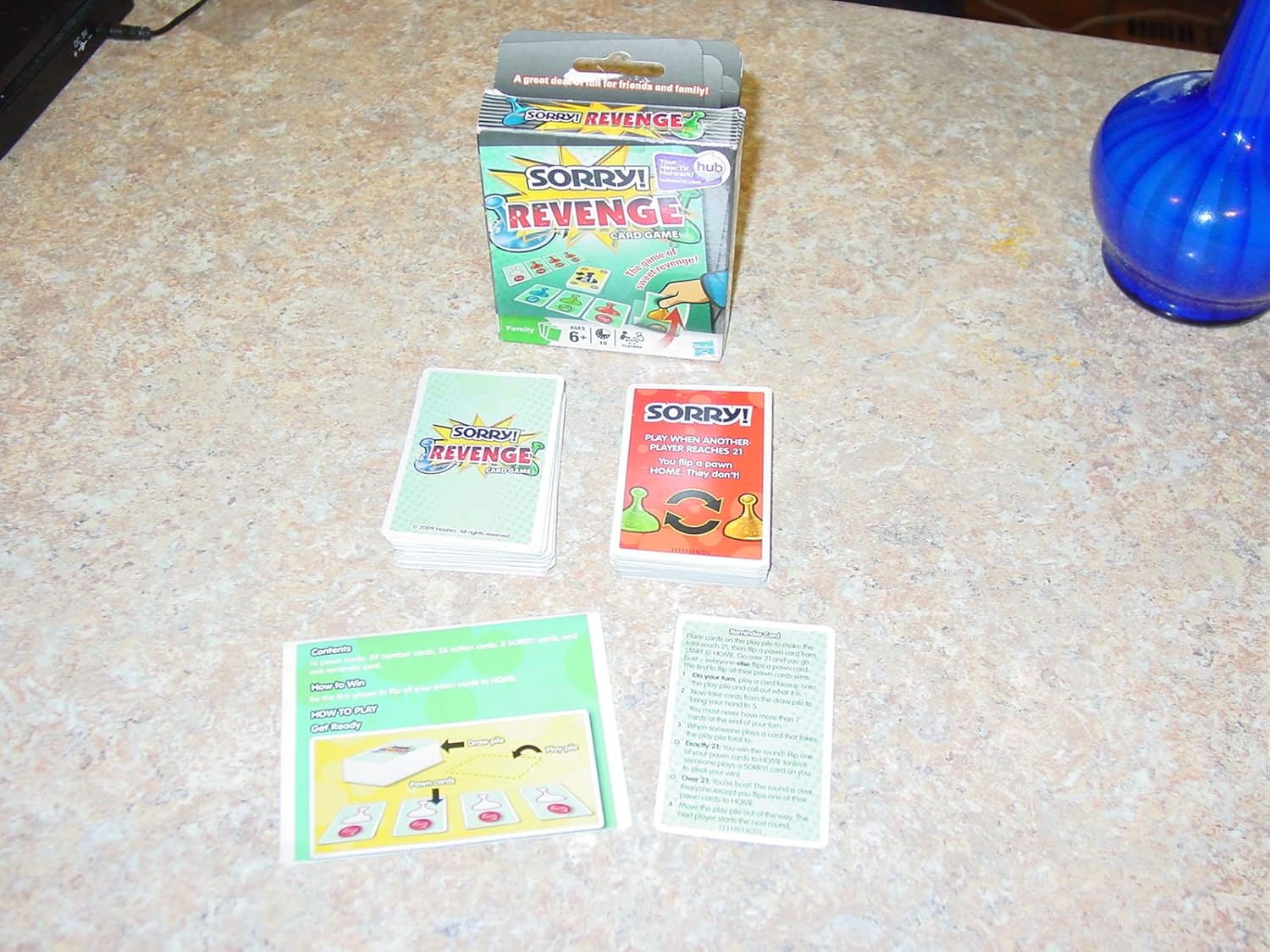 Hasbro Sorry Revenge Card Game - Juego de Cartas - 109 Tarjetas - 96 ...