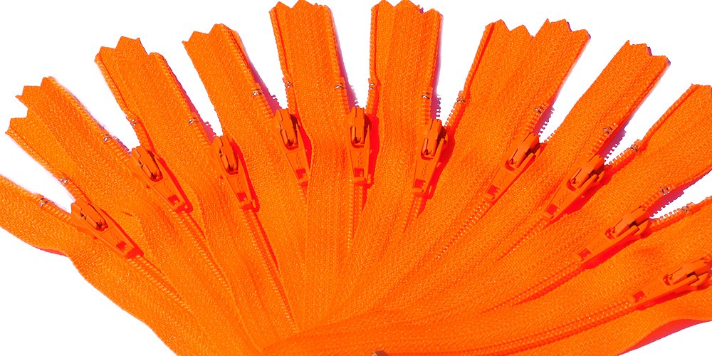 Amazon.com: 22" YKK Zipper #3 Skirt & Dress Zippers Color Neon Orange ...