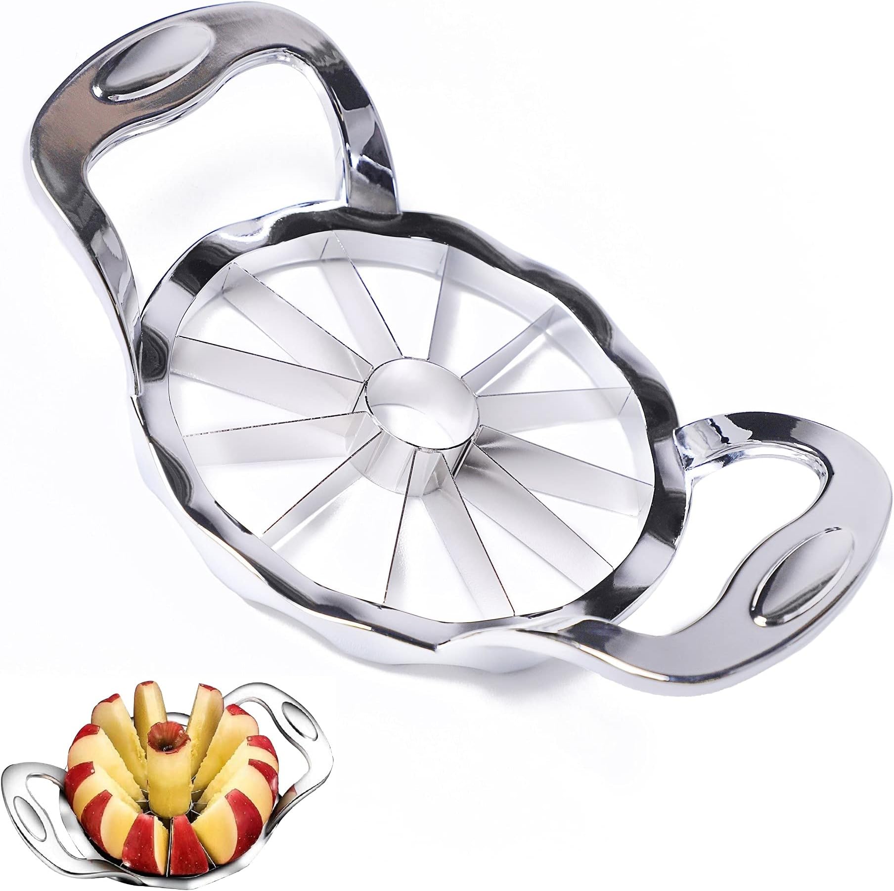 Amazon.com: Apple Slicer Upgraded Version 12-Blade Extra Large Apple ...