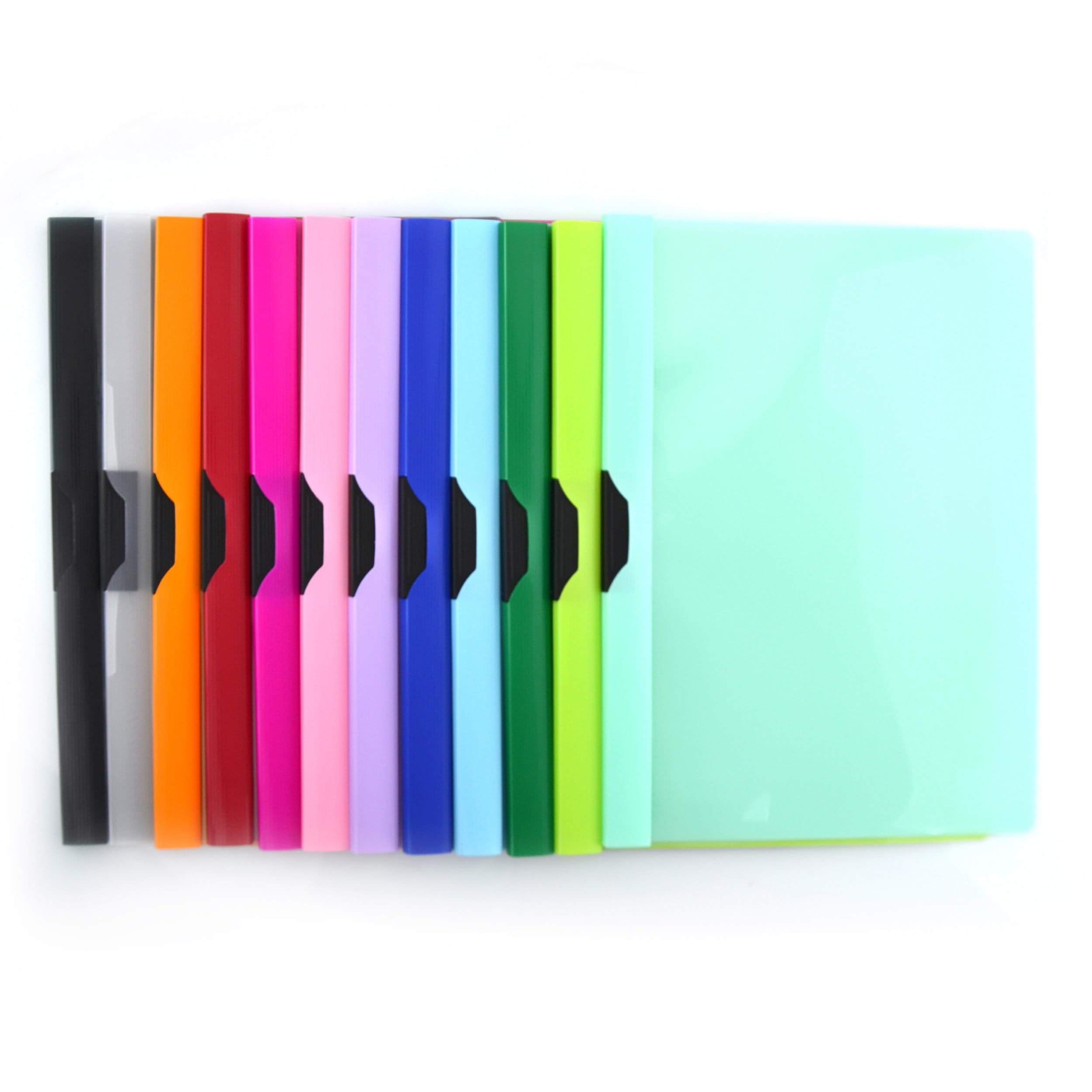 Dosier Clip Dohe Pp A4 Pinza Plastico Pivot. 30H Amarillo (Set De 8