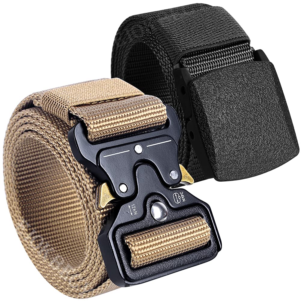 1 x Brand New EIOKBECY Tactical Belt, Military Belt Nylon Men s Canvas ...