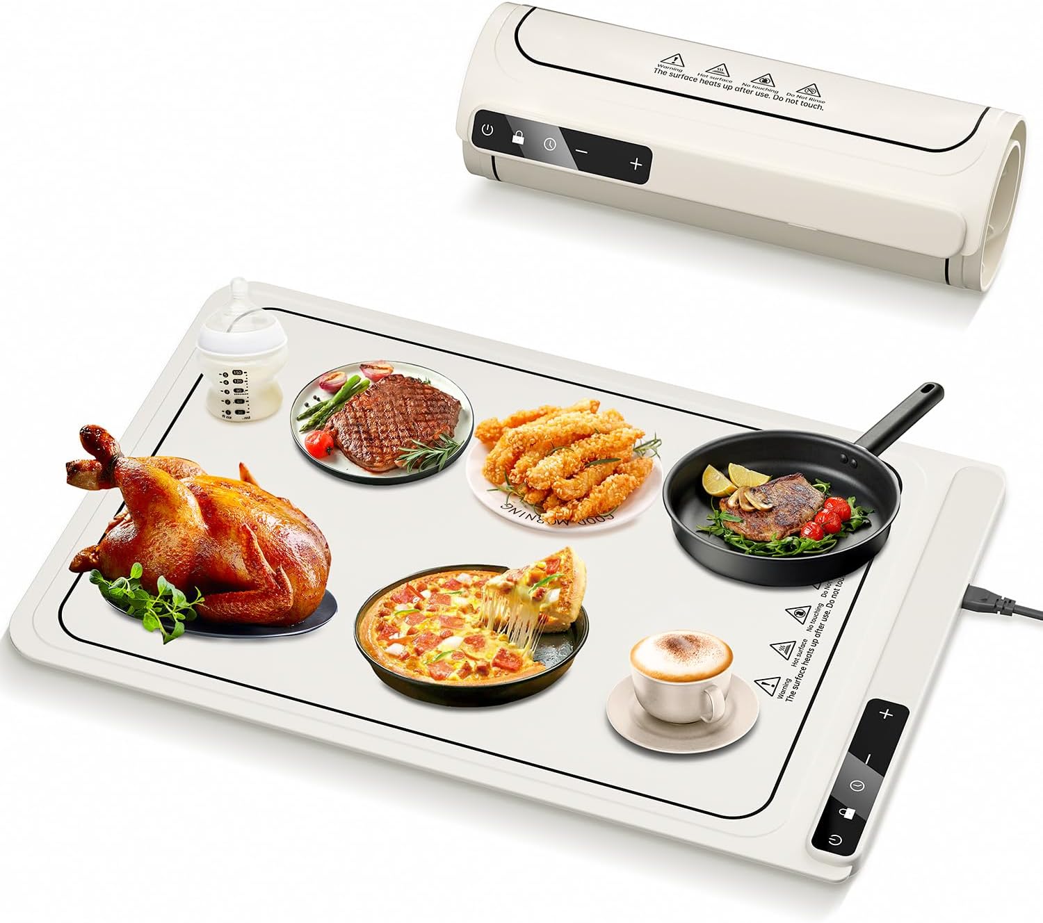 Amazon.com: Electric Warming Tray for Food 300W - fast heating and 7 ...
