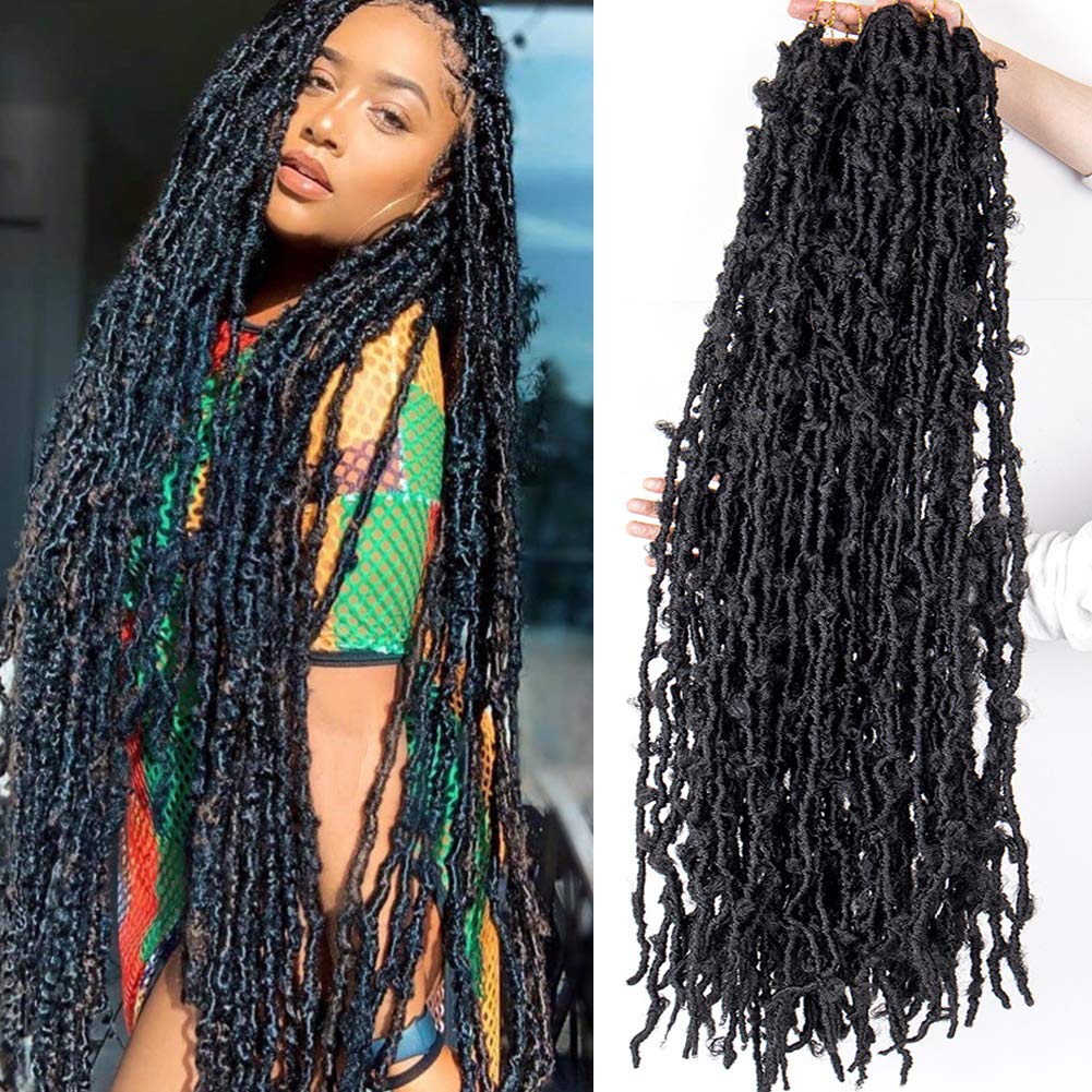 36 Inch Faux Locs Crochet Hair 3 Packs Pre Looped | Desertcart INDIA
