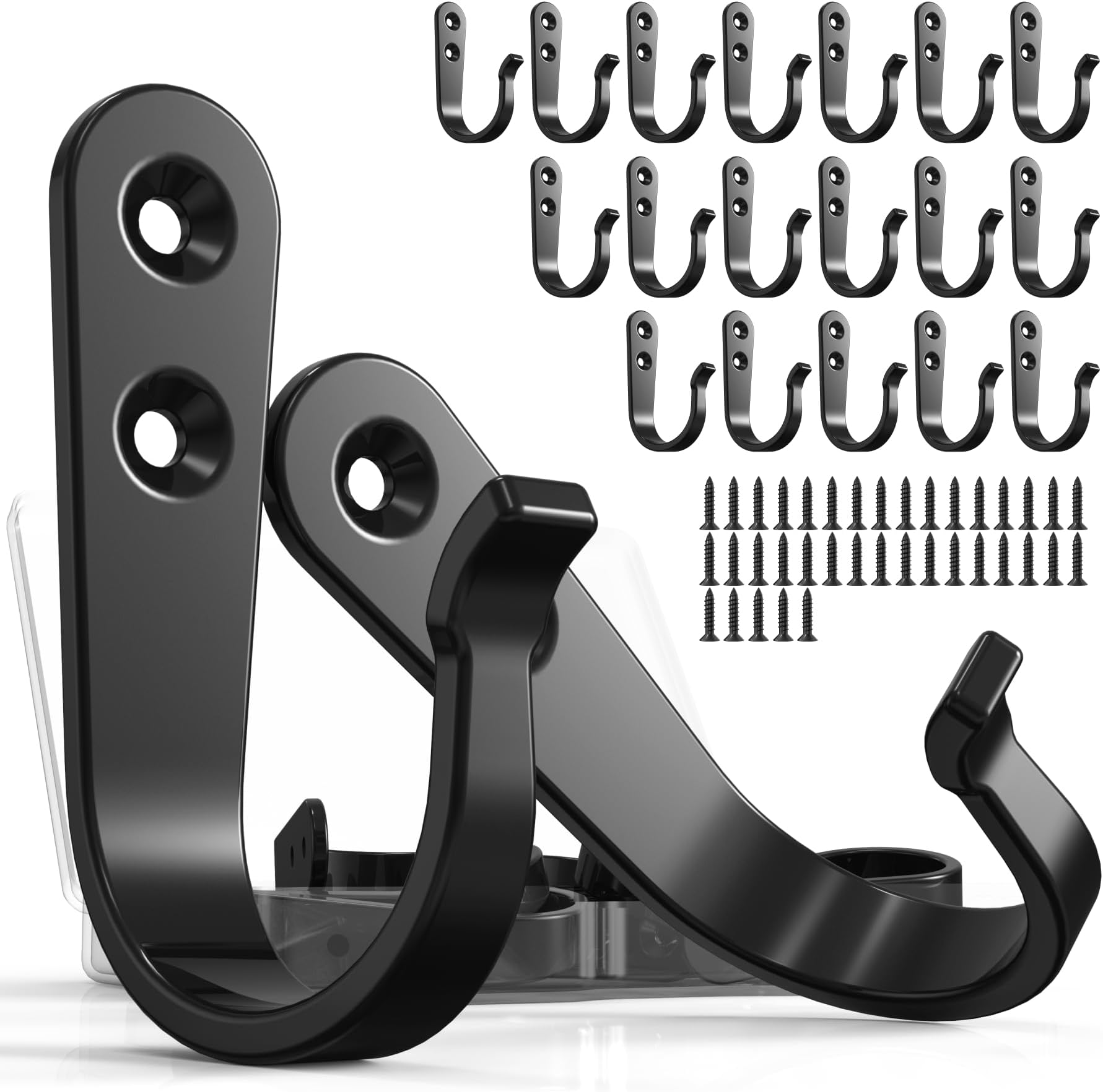 Amazon.com: Wrought Iron Hooks-Nail Hooks-One Dozen Small-Hand Made-1 ...