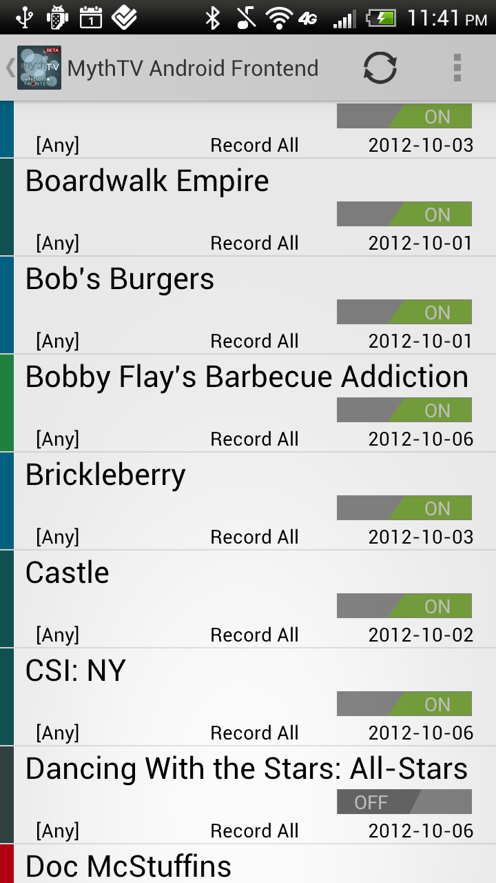 MythTV Android Frontend - App on Amazon Appstore
