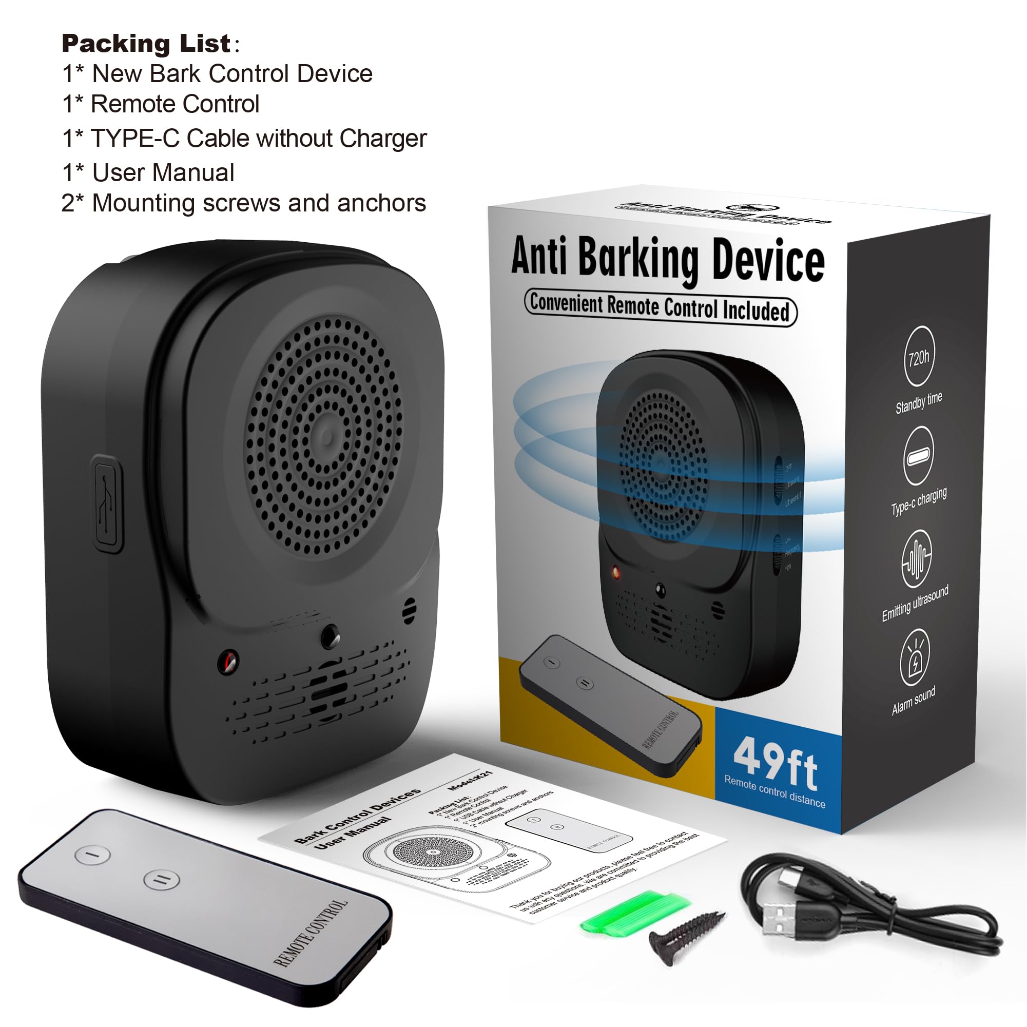 Snapklik.com : Zigzagmars Anti Barking Devices 2024 Barking Control Devices