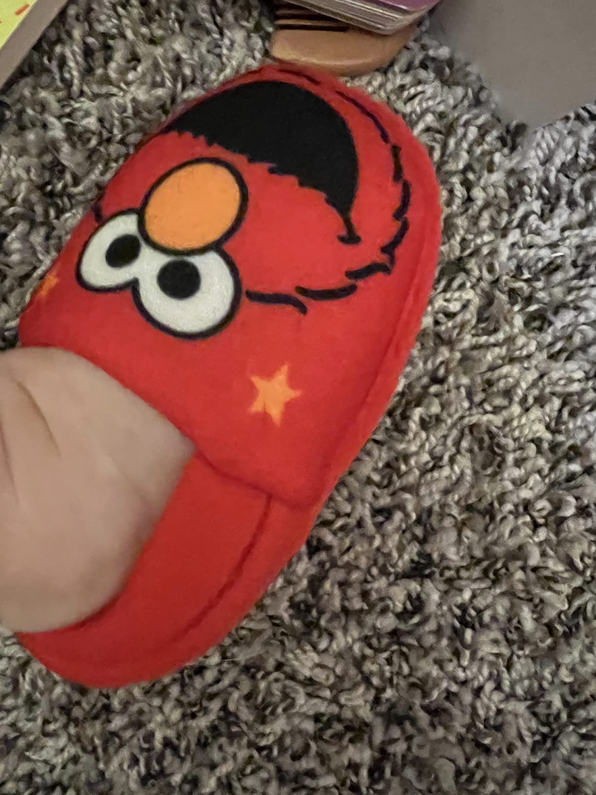 Amazon.com: Sesame Street Toddler Robe With Cozeez Slippers, Red, Size ...