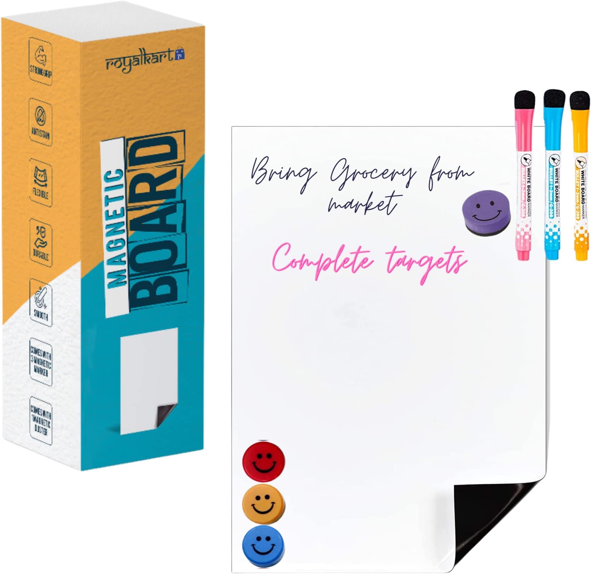 Post-it Daily Planner Dry Whiteboard Film - 7 x 11 Inches, 1 Pack ...