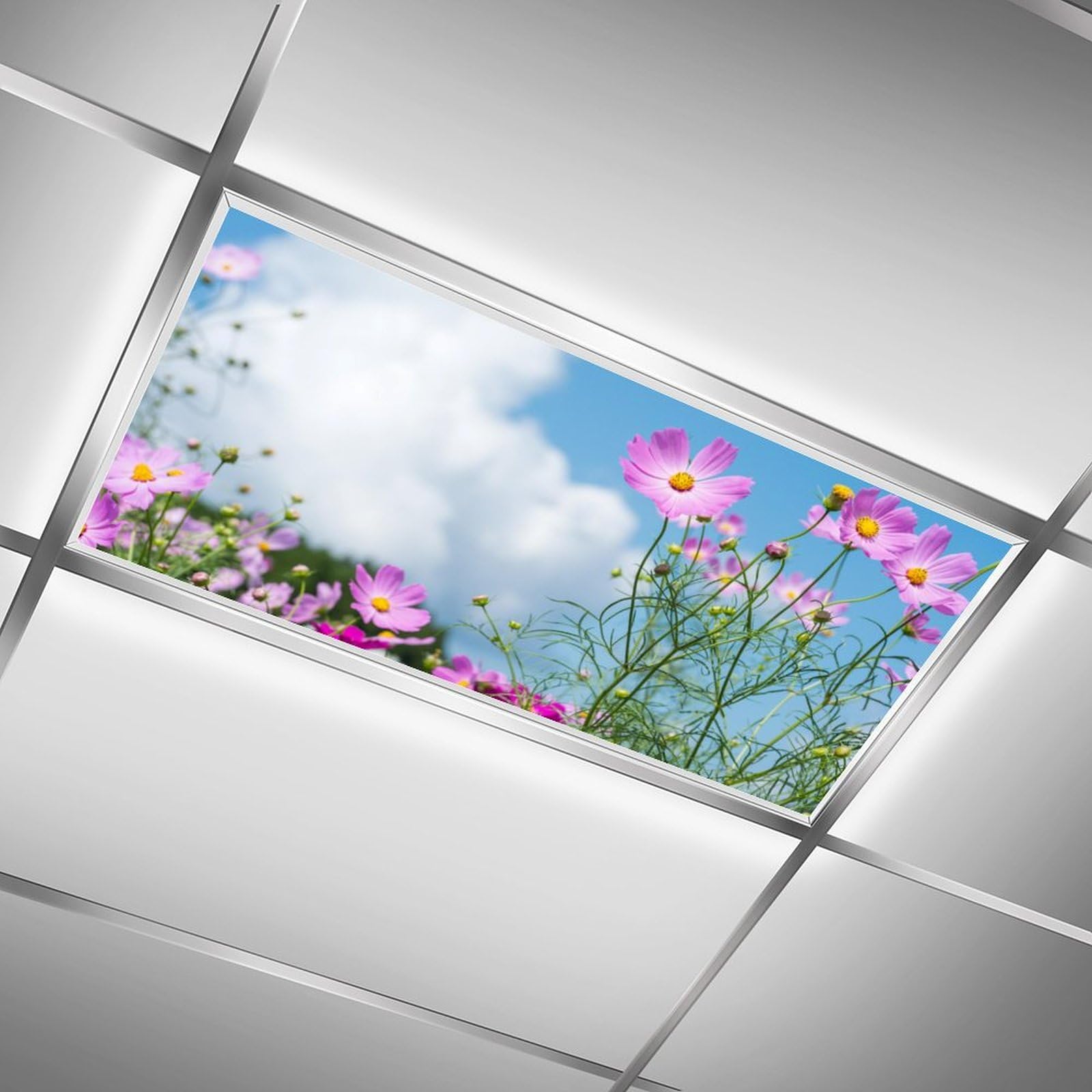 Light Covers 4-Pack Cloud Light Diffusers - Magnetic Fluorescent 4x2 Ft ...