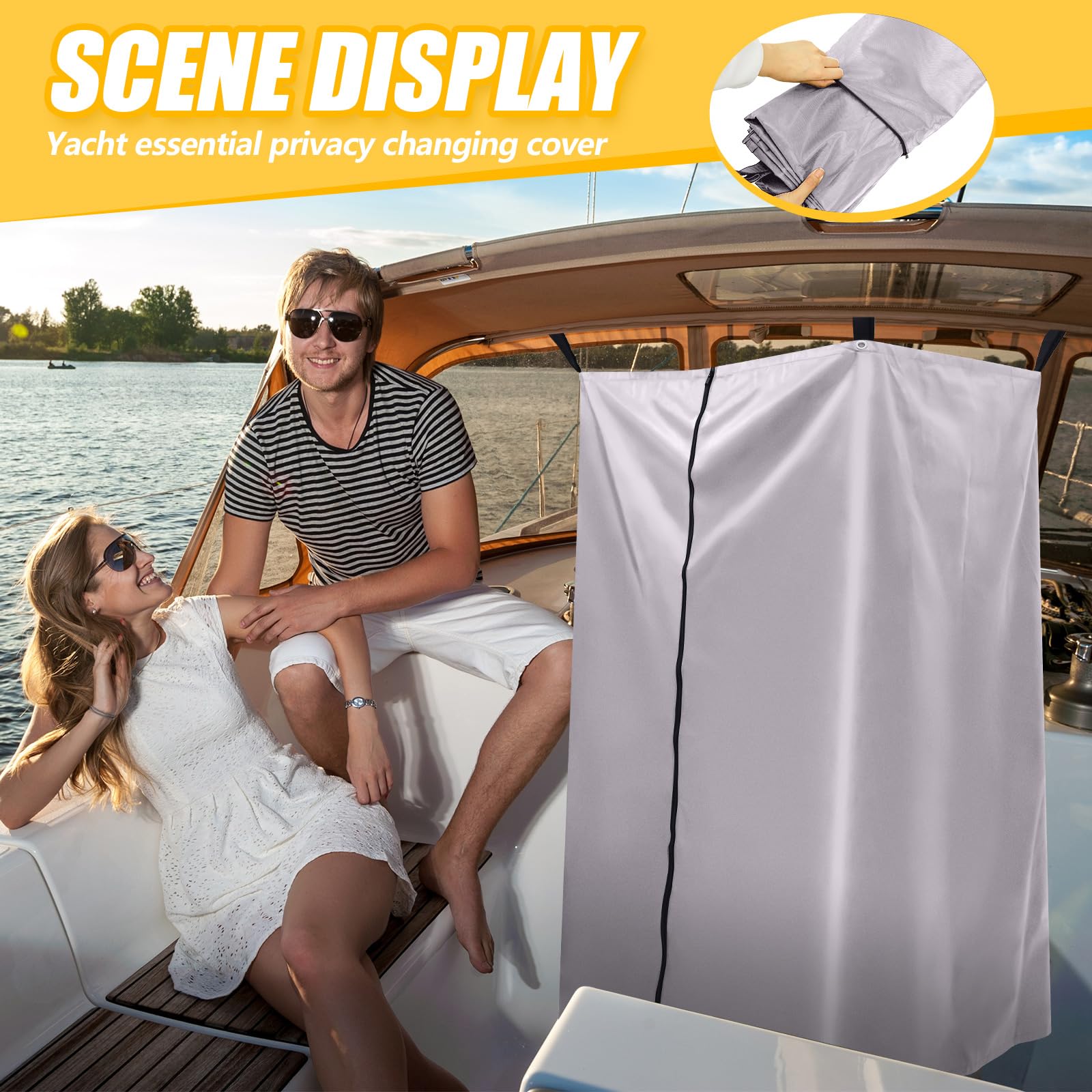Snapklik.com : Boats Privacy Curtain Boat Changing Room