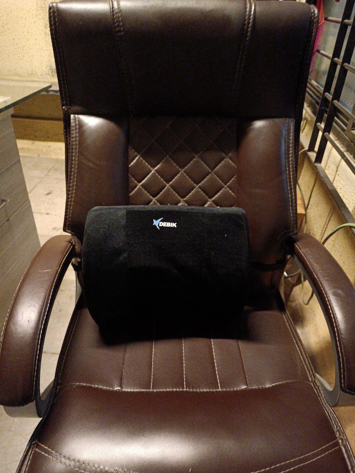 DEBIK | Orthopedic Backrest Cushion with Memory Foam for Study, Home ...