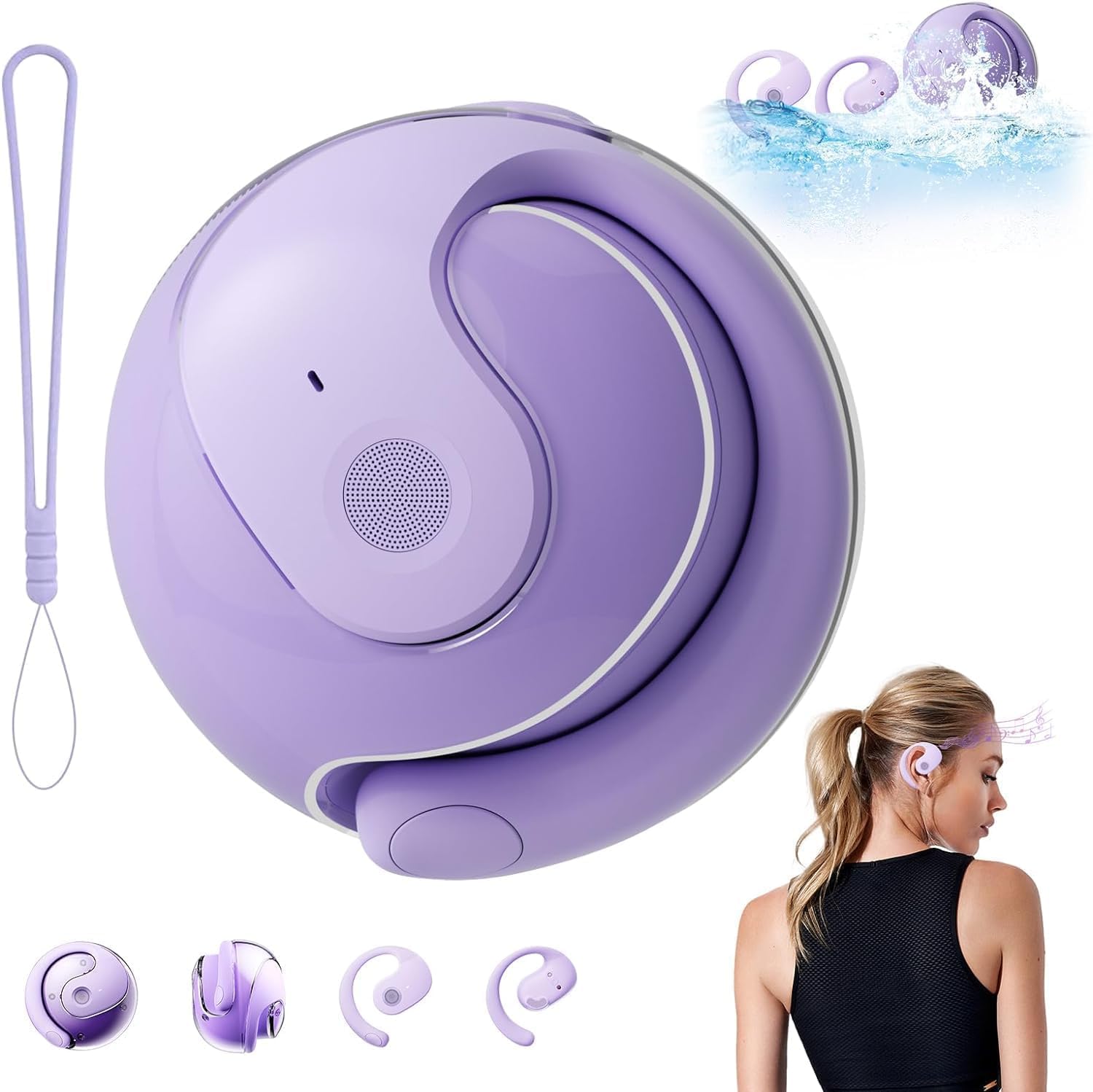Amazon.com: Ertuly Ows Hanging Earphones 5.4 Bluetooth, New Hy-T26 X15 ...