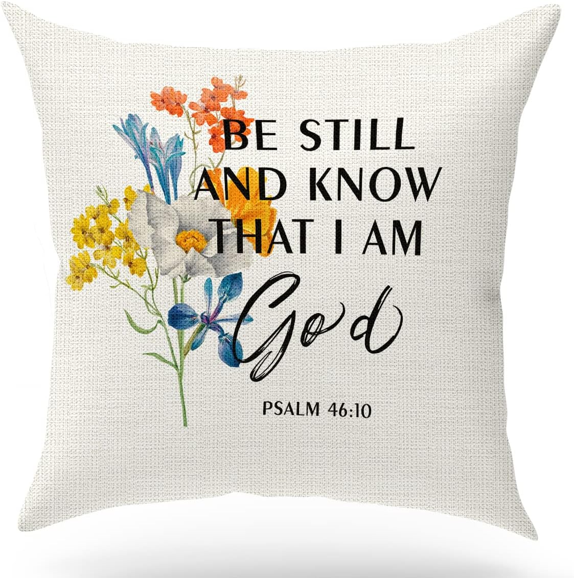 Amazon.com: KongMoTree Bible Verse Throw Pillow Cover, Blessing Gift ...