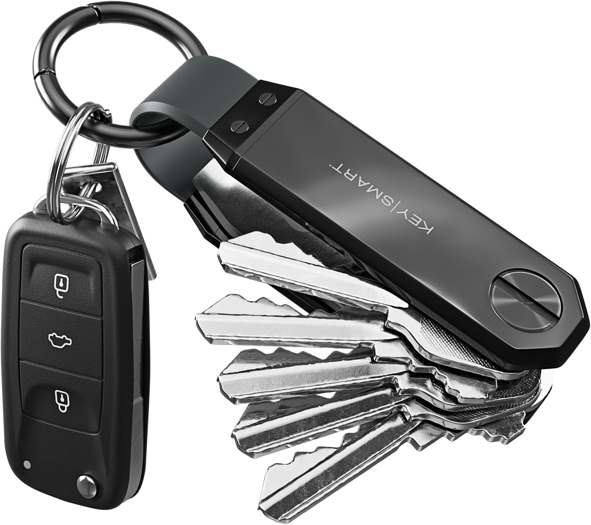 Amazon.com: KEYTEC Compact Key Organizer Carbon Fiber Smart Key Holder ...