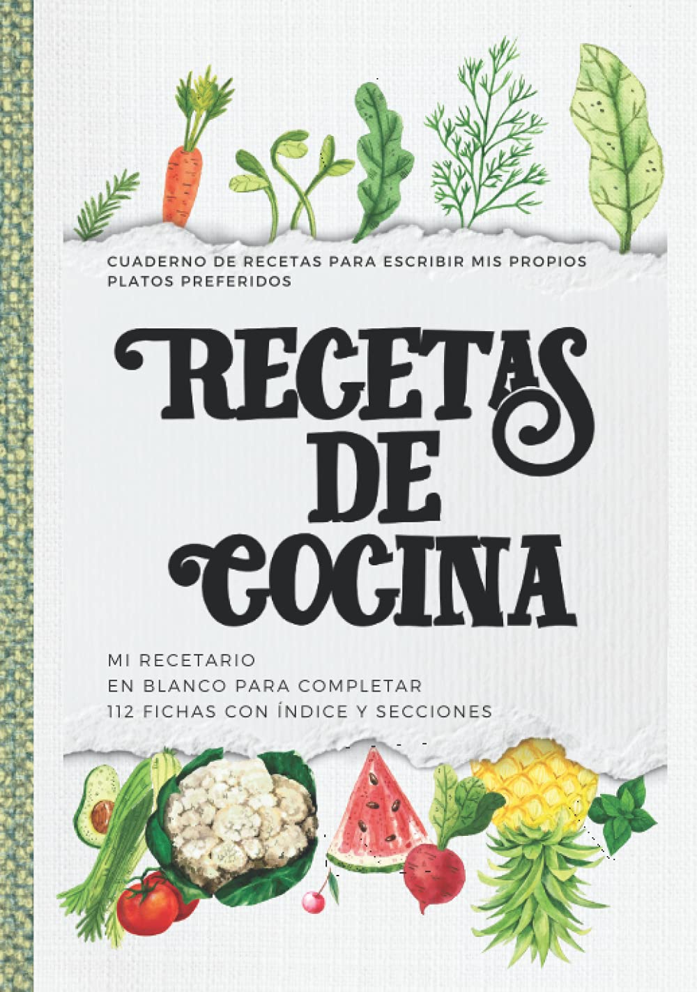 Buy Cuaderno de recetas para escribir mis propios platos preferidos ...