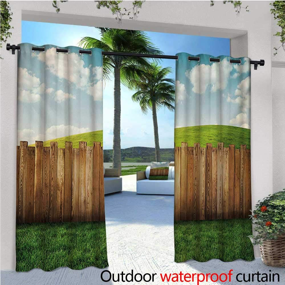 Buy Farmland Outdoor Privacy Curtain for Pergola Wooden Garden Fence on ...