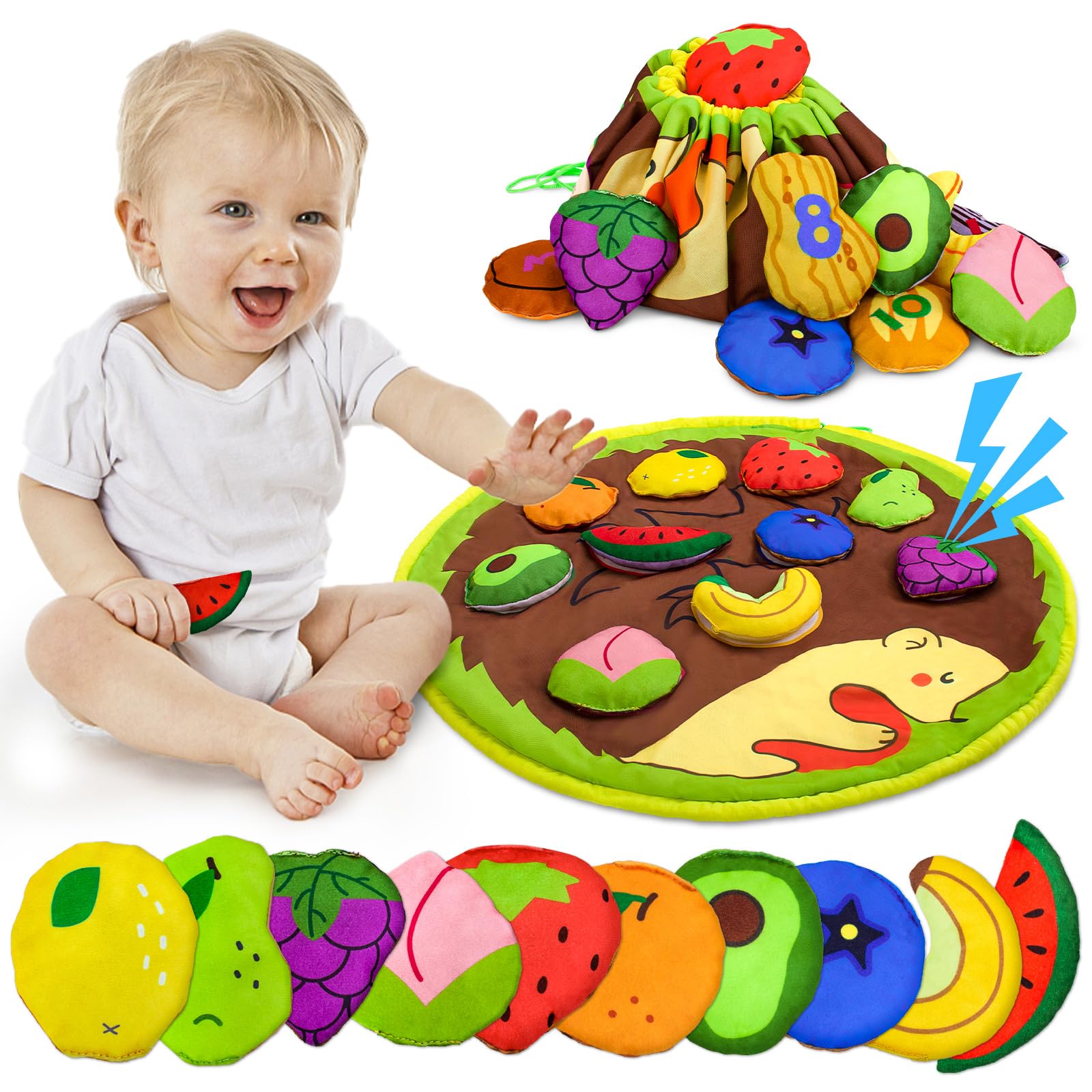 Buy Shapes Sensory Bean Bag Matching Game for Kids Learn Numbers ...