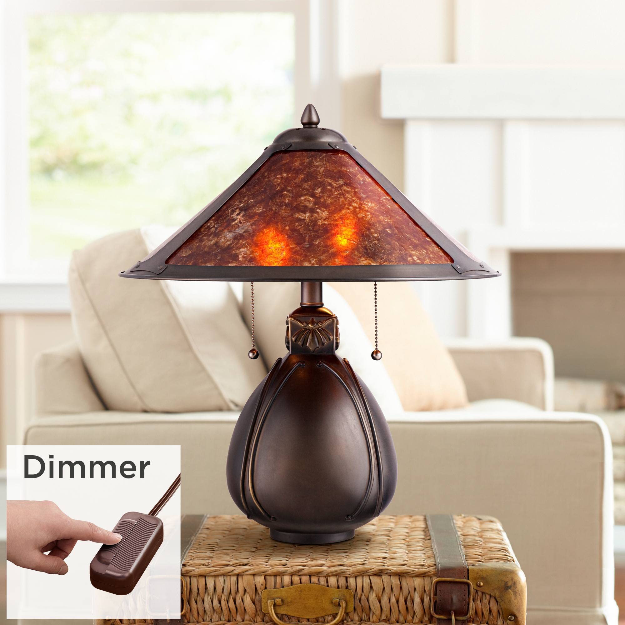 Rustic Tuscan Style Table Lamps