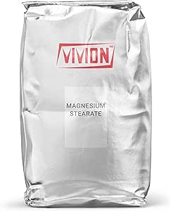 Amazon.com: Magnesium Stearate Powder - Bulk 20 kg (44 lb) - Palmstar MgSt 325 Dry Lubricant NF ...