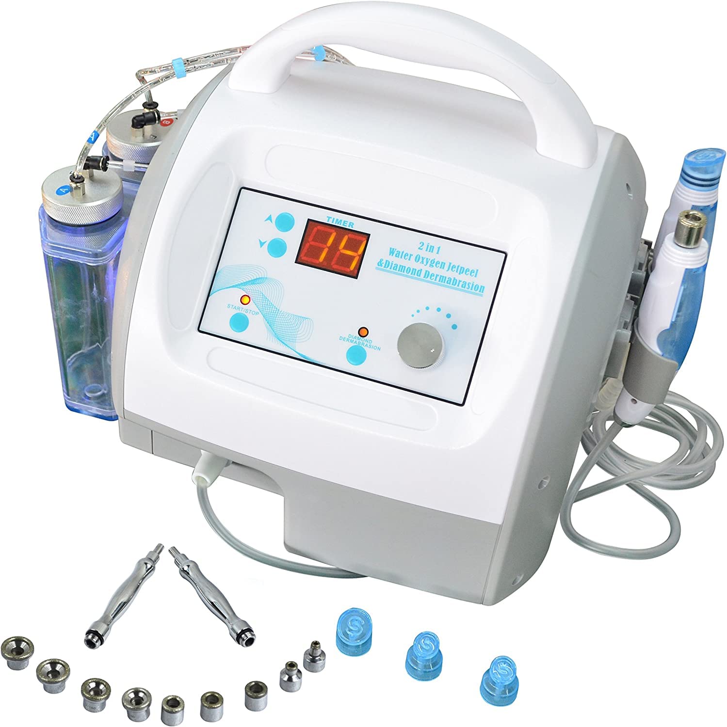Amazon.com: Elitzia 2 in 1 Hydro peel machine diamond Dermabrasion Skin ...